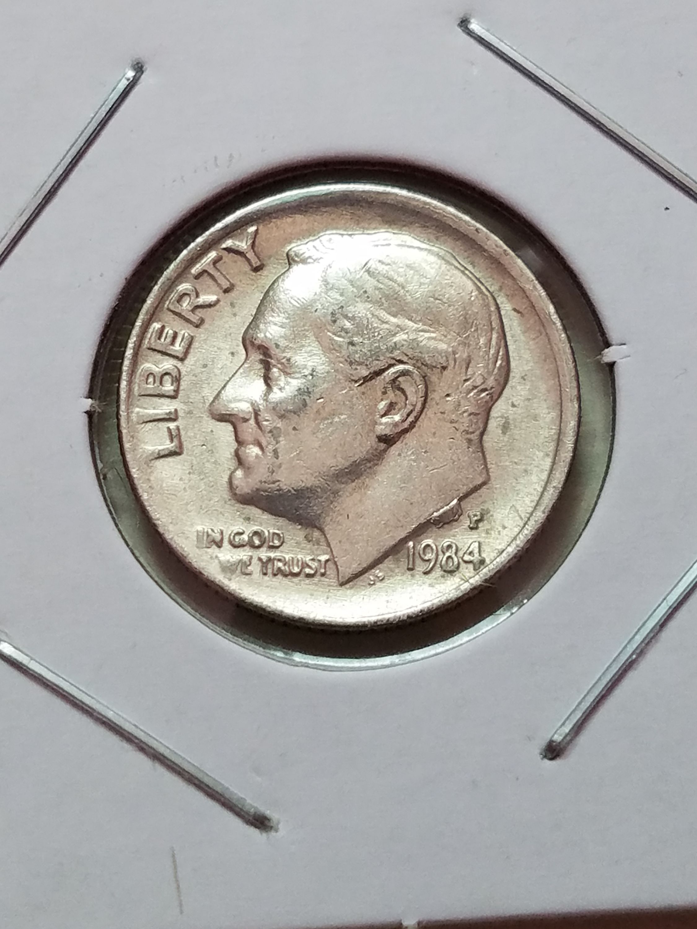 1984 P Roosevelt Dime CUD Error - For Sale, Buy Now Online - Item #798770