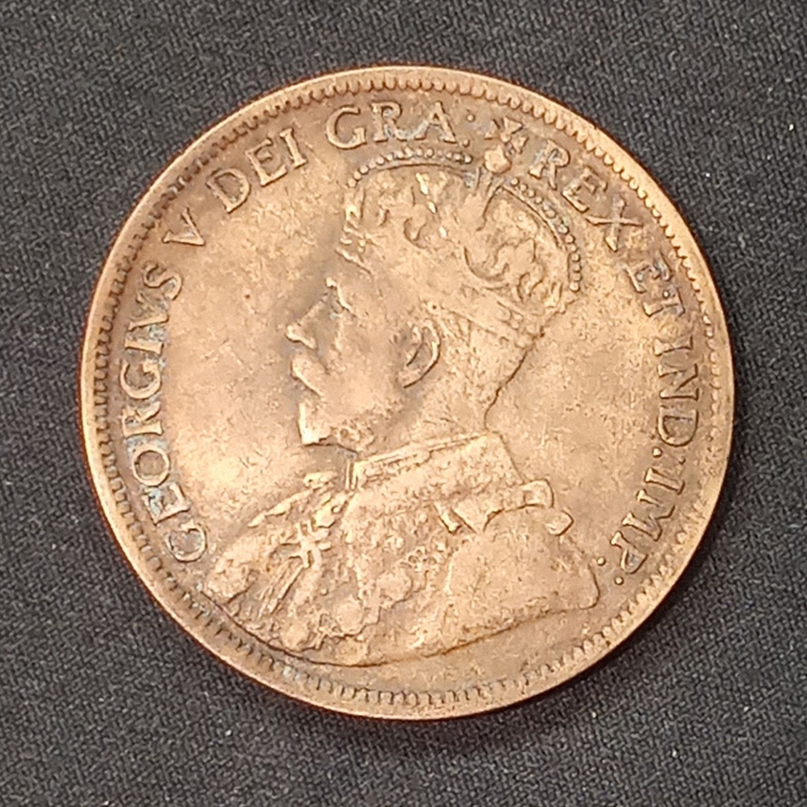CANADA FINE 1916 GEORGE V 0NE CENT - For Sale, Buy Now Online - Item ...