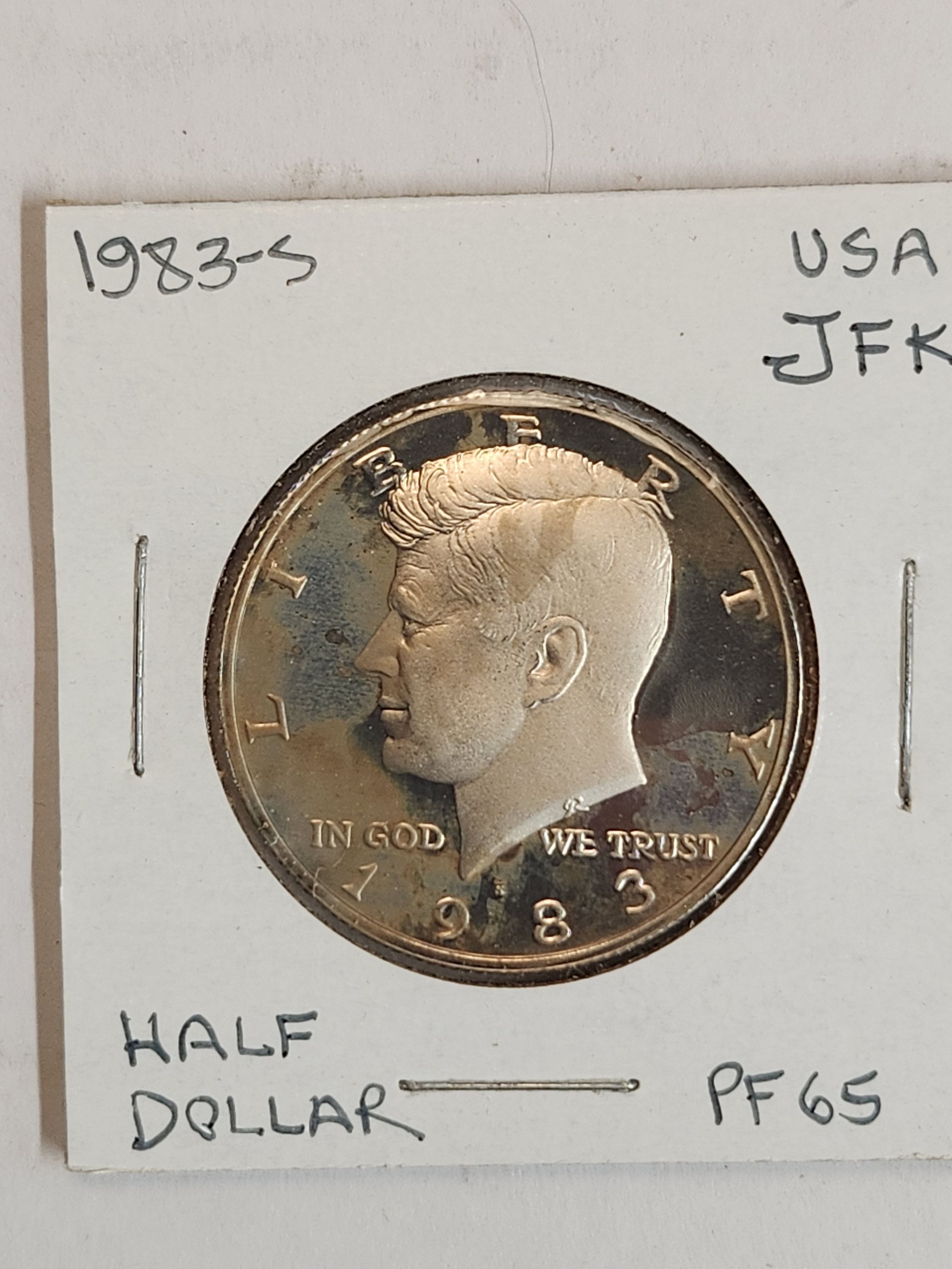 1983 S Kennedy Half Dollar 50 cents Coin Proof Issue - For Sale, Buy ...
