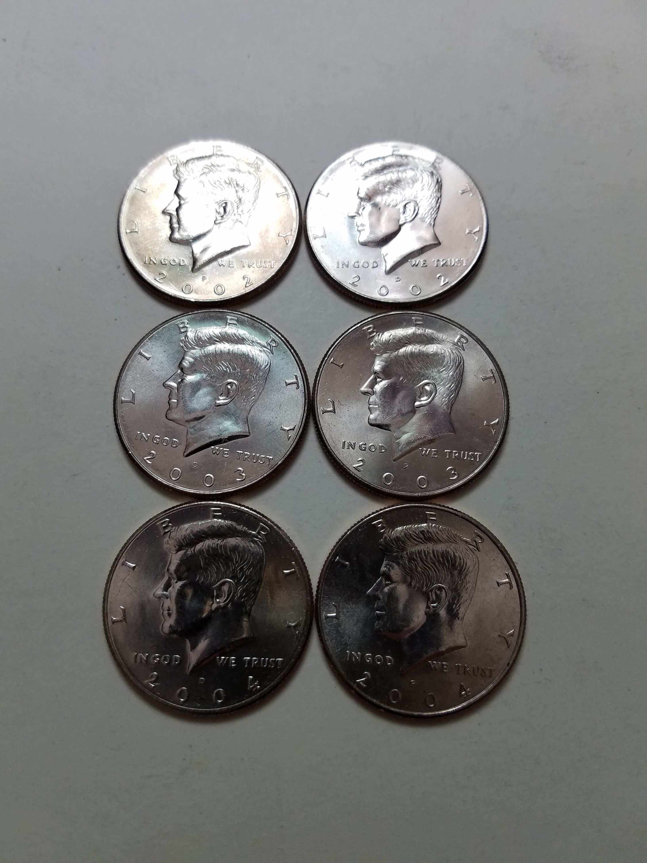 Entire NIFC Kennedy Half Dollar Set 2002-2020 P&D Not Intended for ...