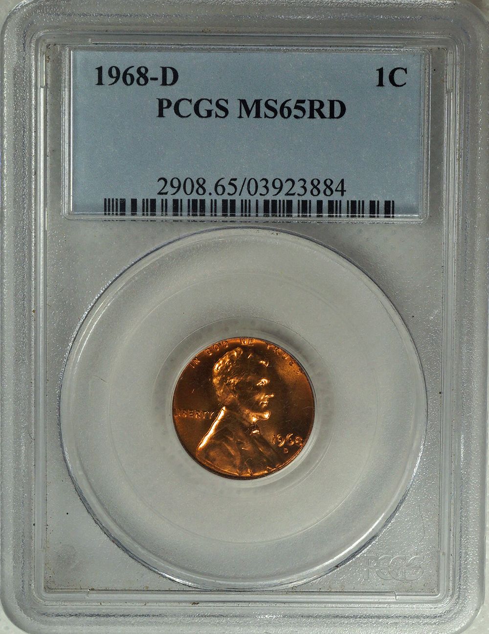 1968 D Lincoln Cent - For Sale, Buy Now Online - Item #806659