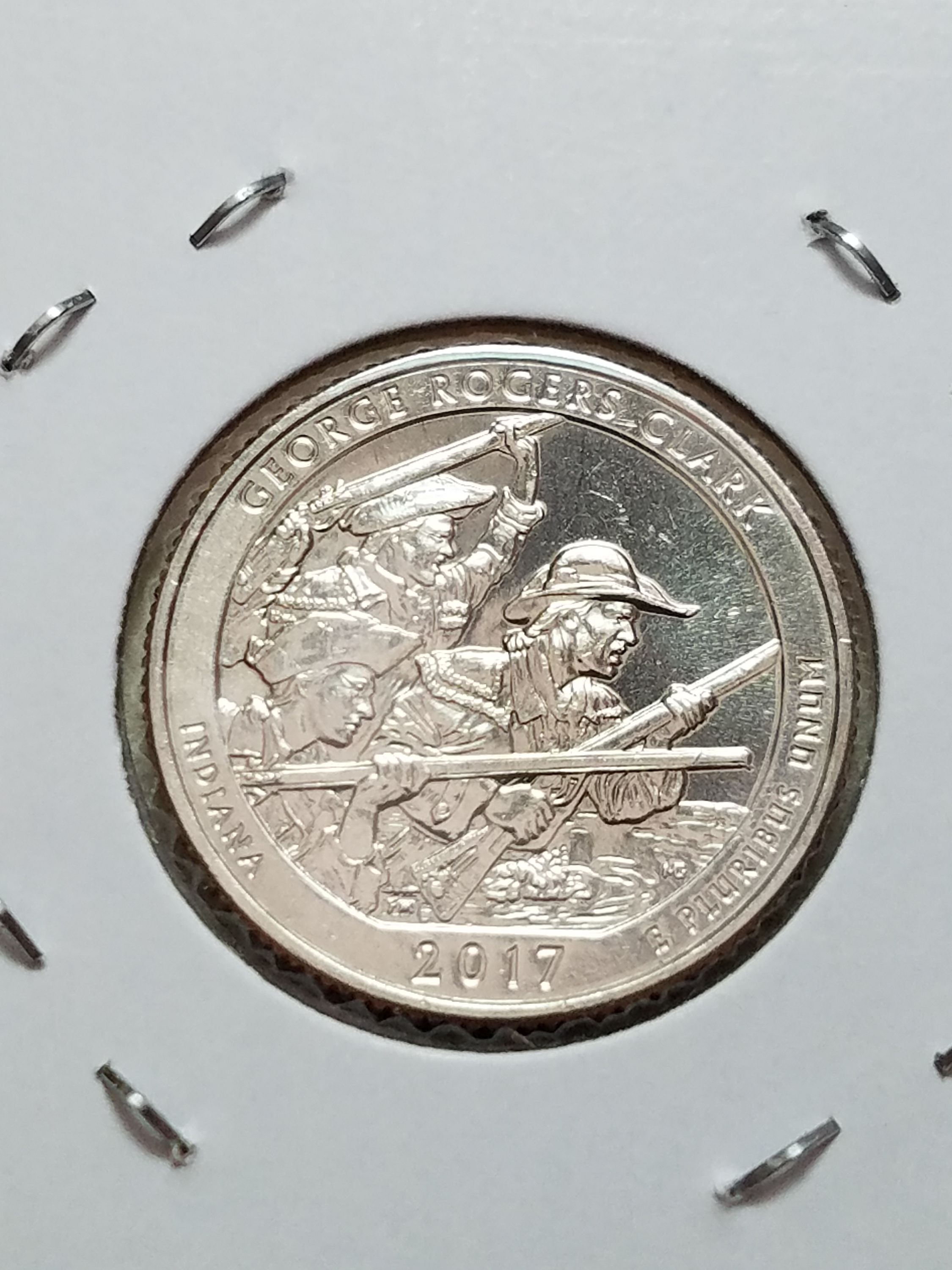 2017 S George Rogers Clark America the Beautiful Washington Quarter ...