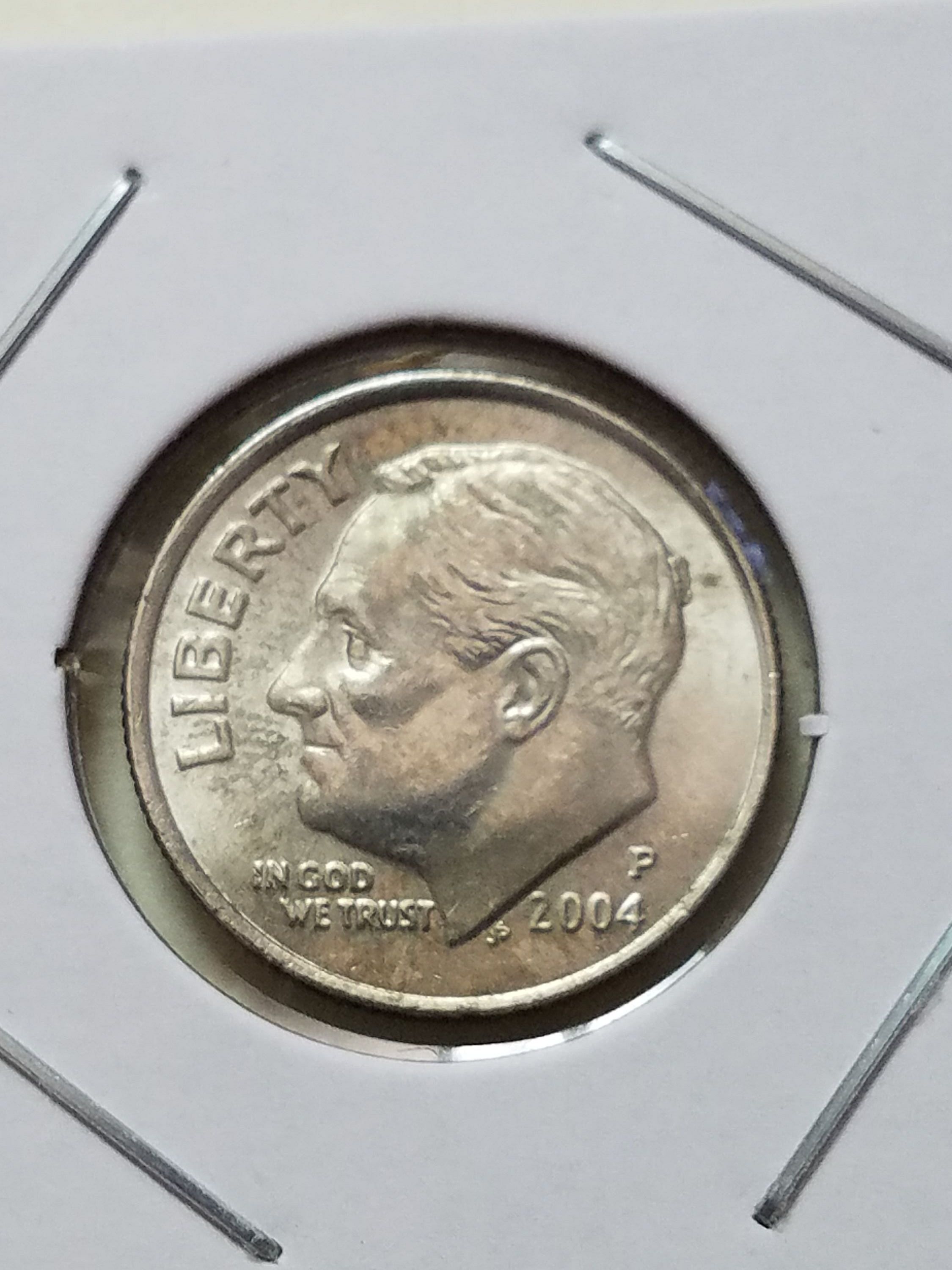 2004 P Roosevelt Dime Large CUD Error - For Sale, Buy Now Online - Item ...