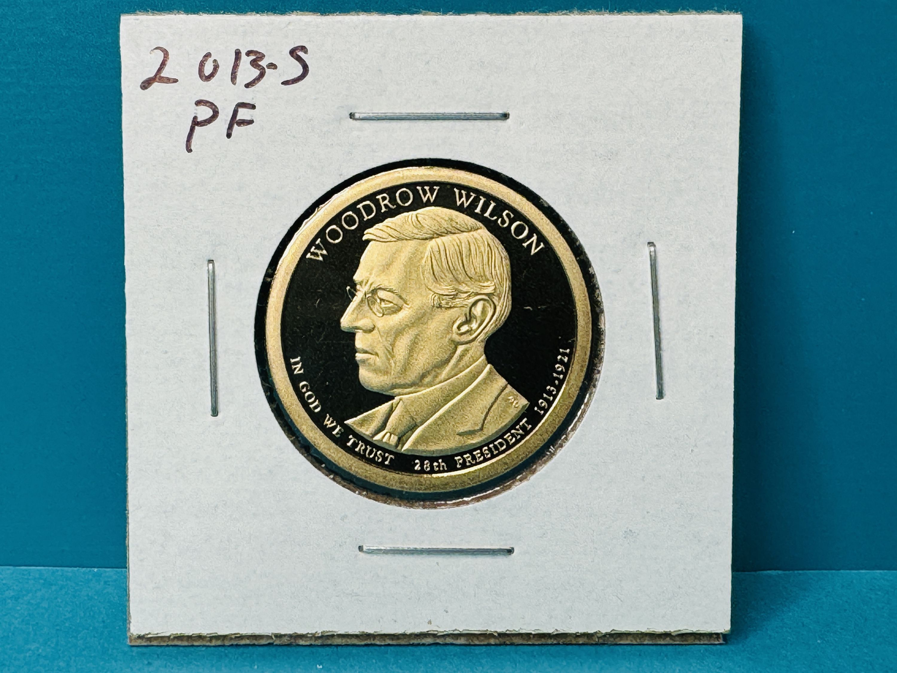 2013-S Proof Woodrow Wilson Presidential Dollar - For Sale, Buy Now ...