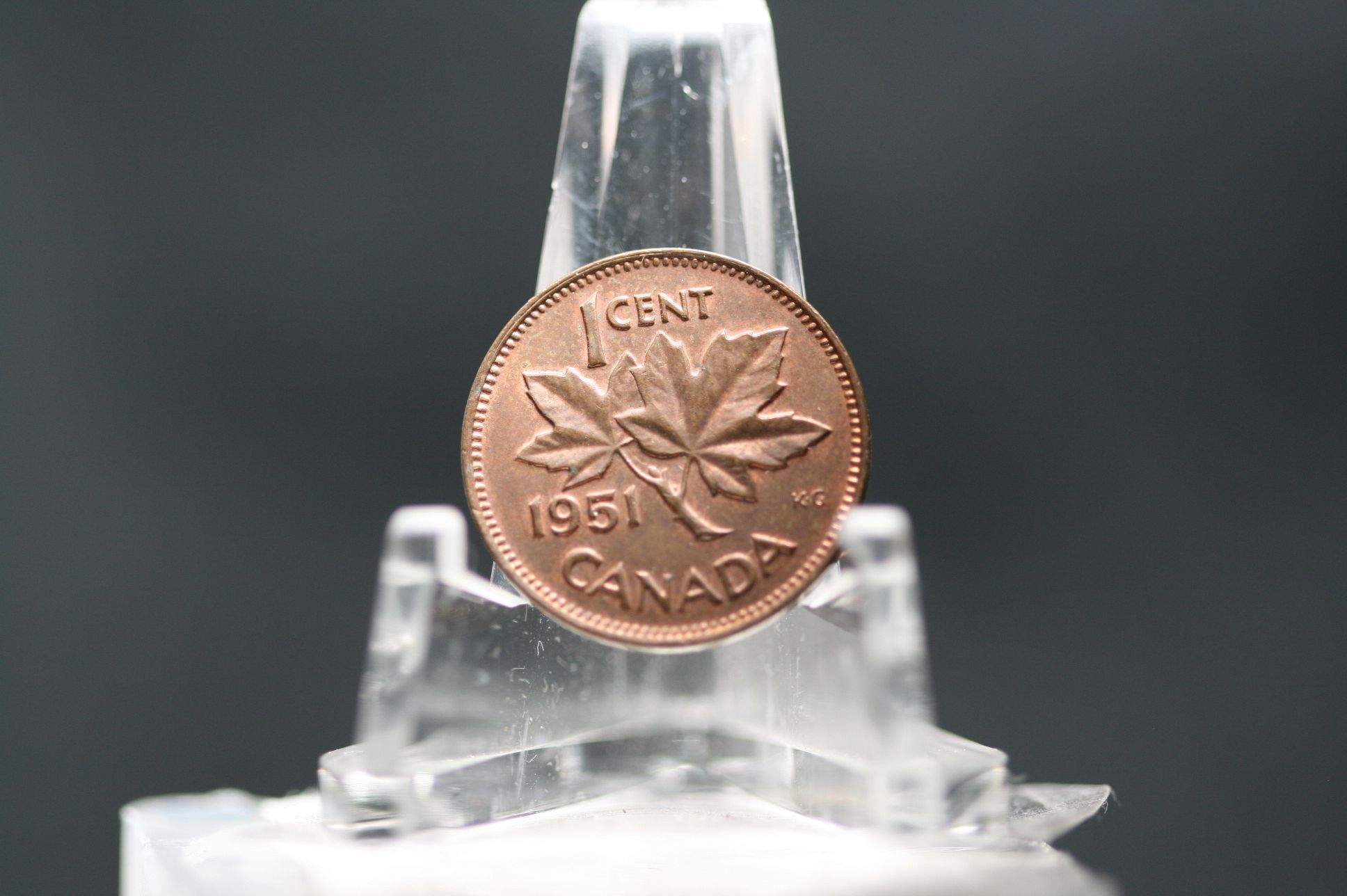 1951 Canada 1 Cent- George VI- AU - For Sale, Buy Now Online - Item #810203