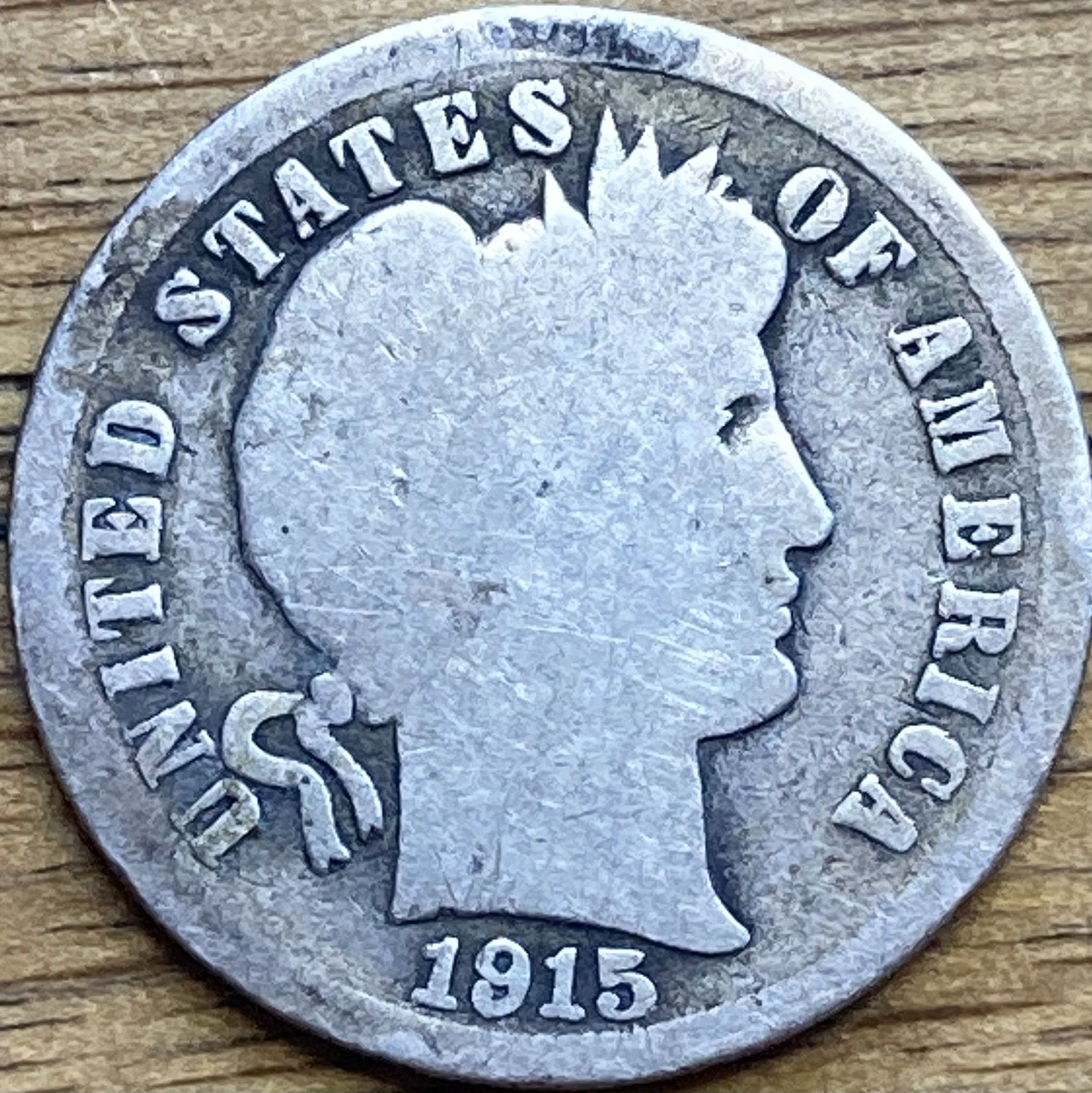 1915 barber dime in ALMOST GOOD condition - For Sale, Buy Now Online ...