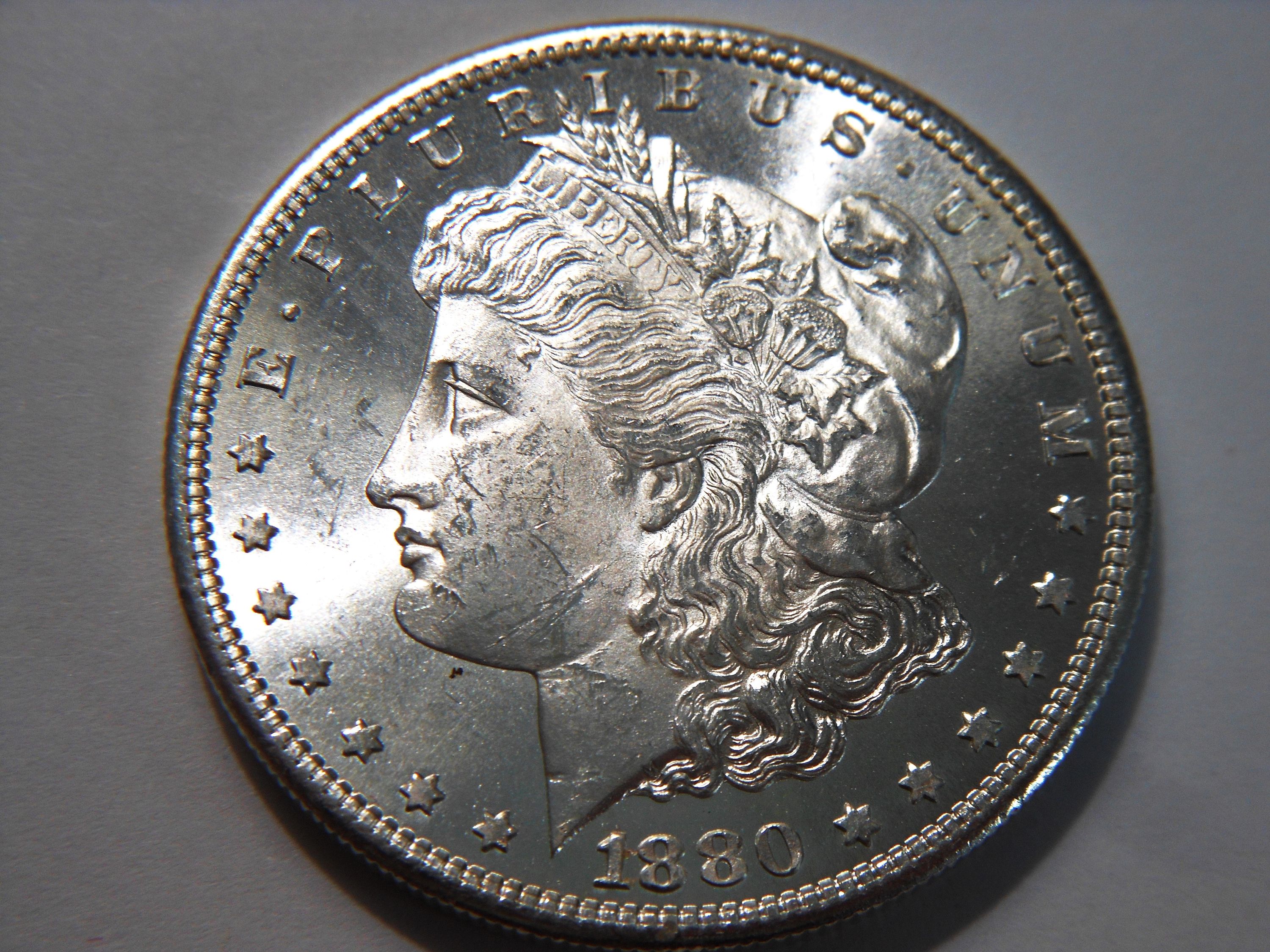 1880-S Morgan Silver Dollar (Proof Like) Luster - For Sale, Buy Now ...