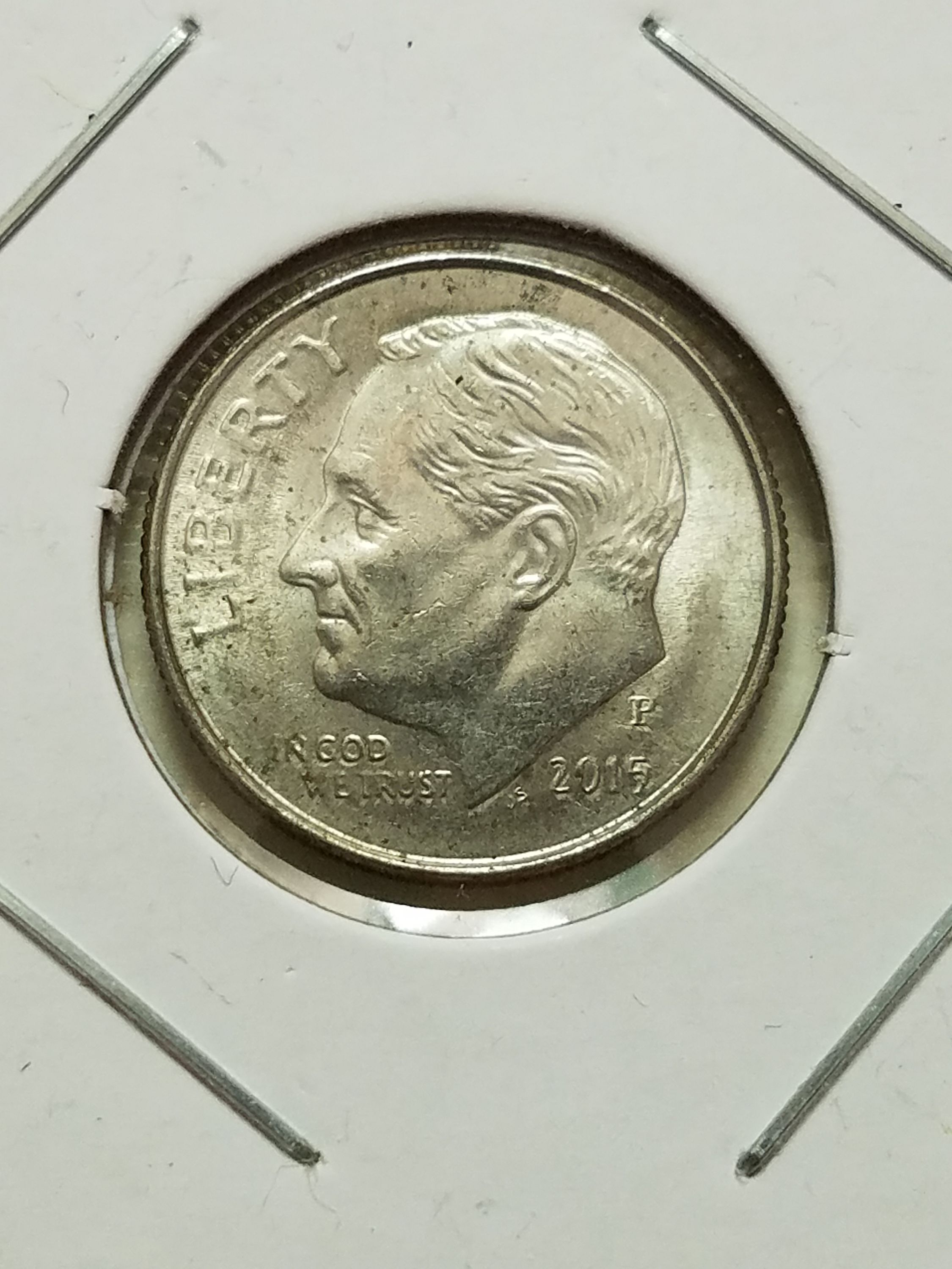 2015 P Roosevelt Dime Die Clash Error - For Sale, Buy Now Online - Item ...