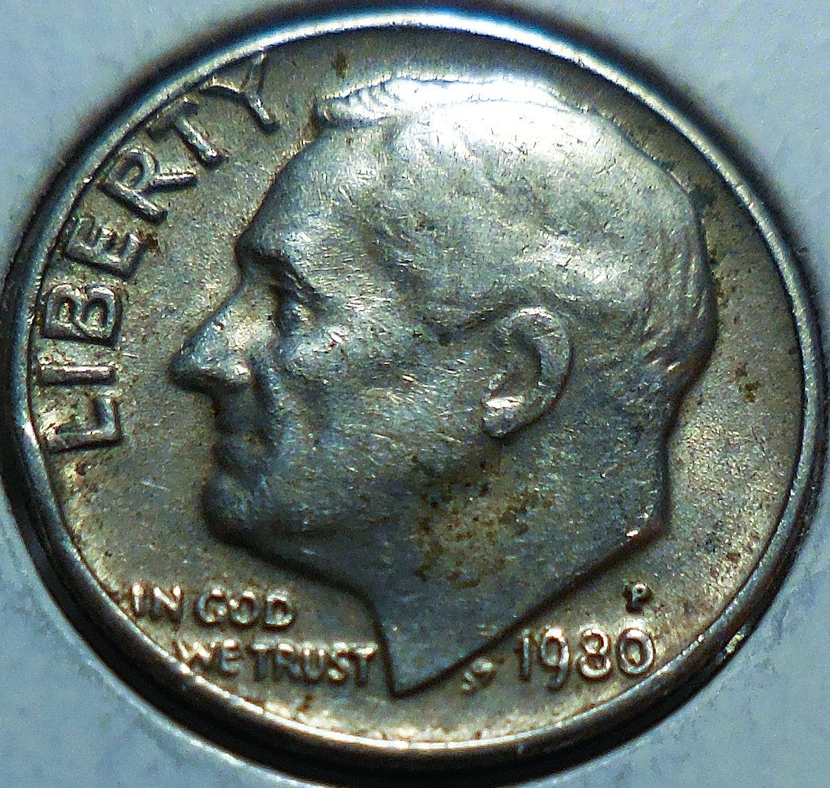 1980-P Roosevelt Dime - Strong Strike Doubling Error - For Sale, Buy ...