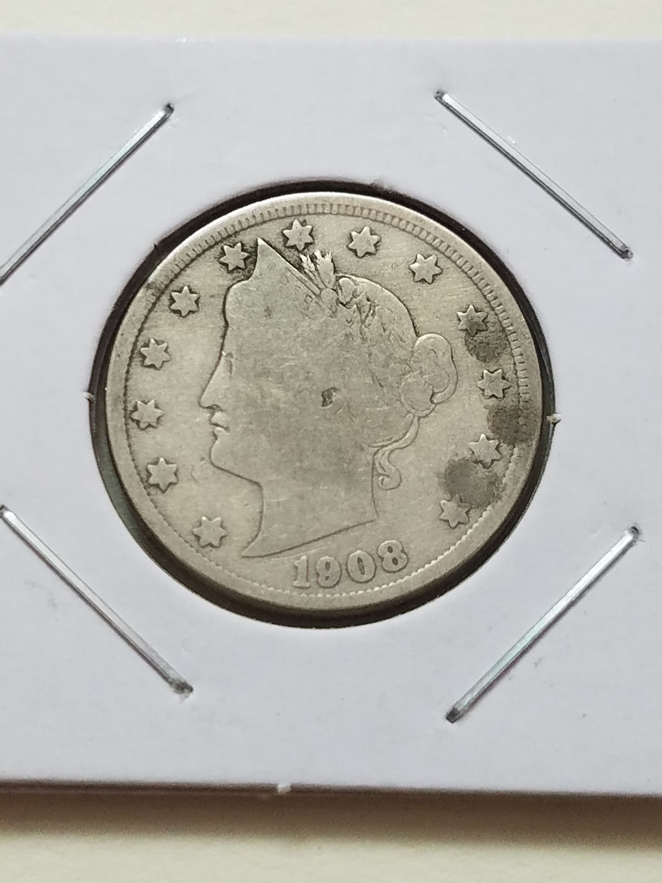 1908 P Liberty Head V Nickel - For Sale, Buy Now Online - Item #818029
