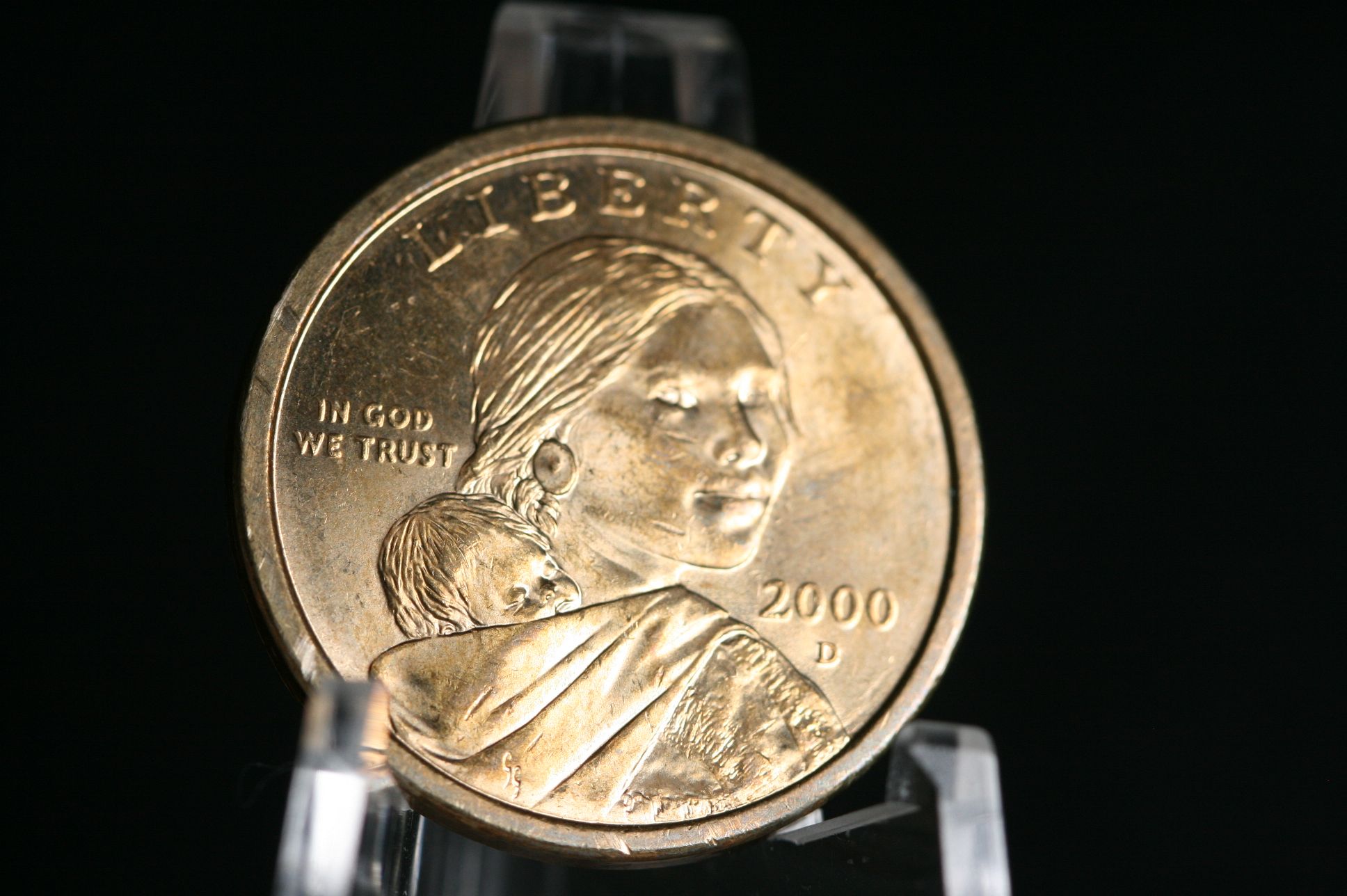 2000 D NATIVE AMERICAN Sacagawea Dollar AU - For Sale, Buy Now Online ...