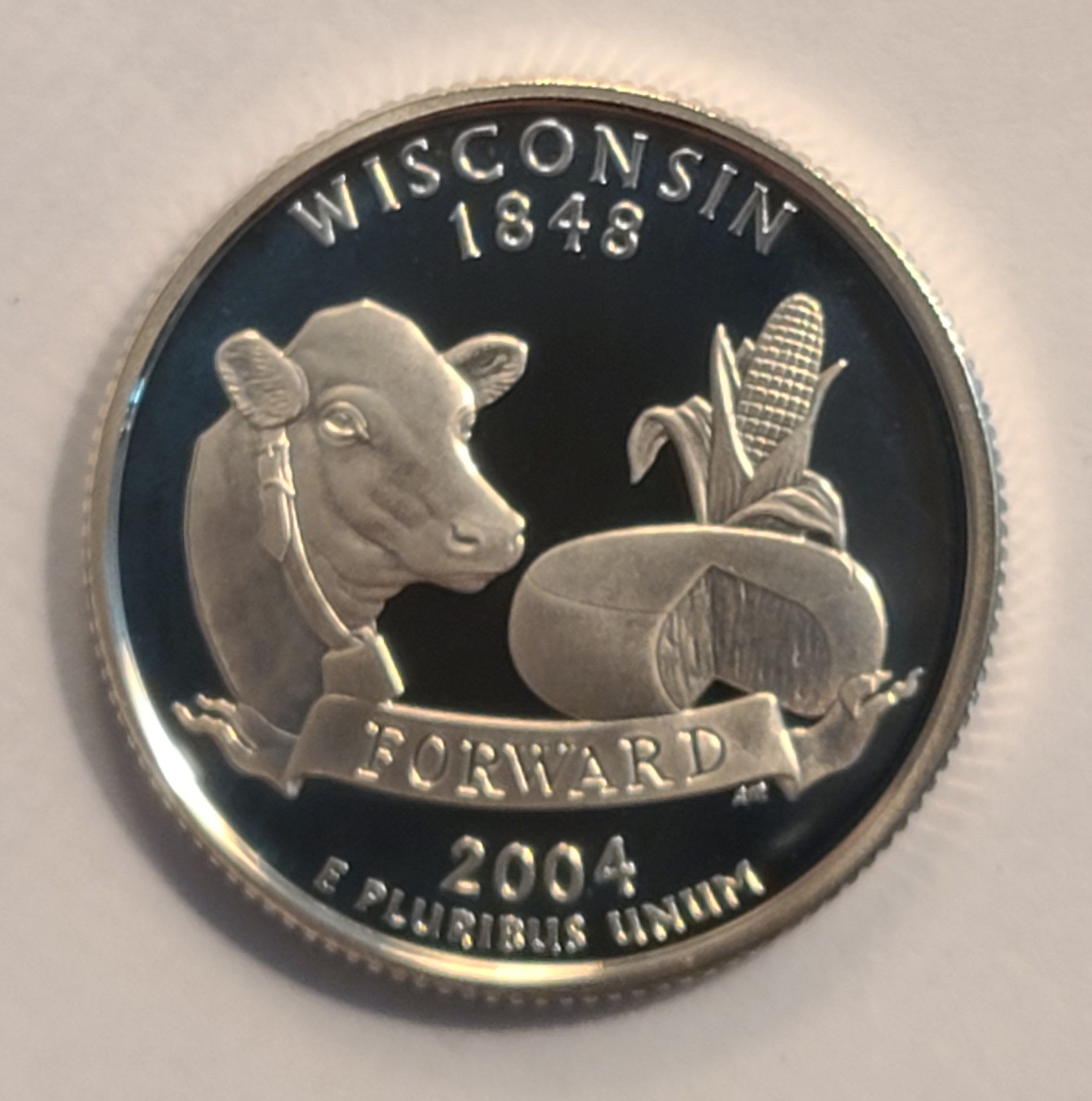 Statehood Quarter 2004-S Wisconsin SILVER Proof-66 (GEM+) - For Sale ...
