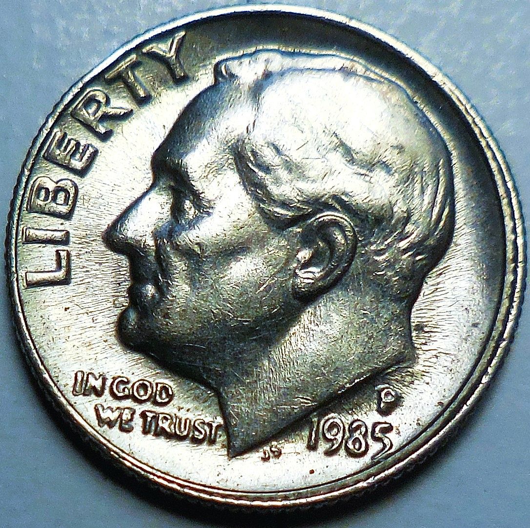 1985-P Roosevelt Dime Error Coin - For Sale, Buy Now Online - Item #819093