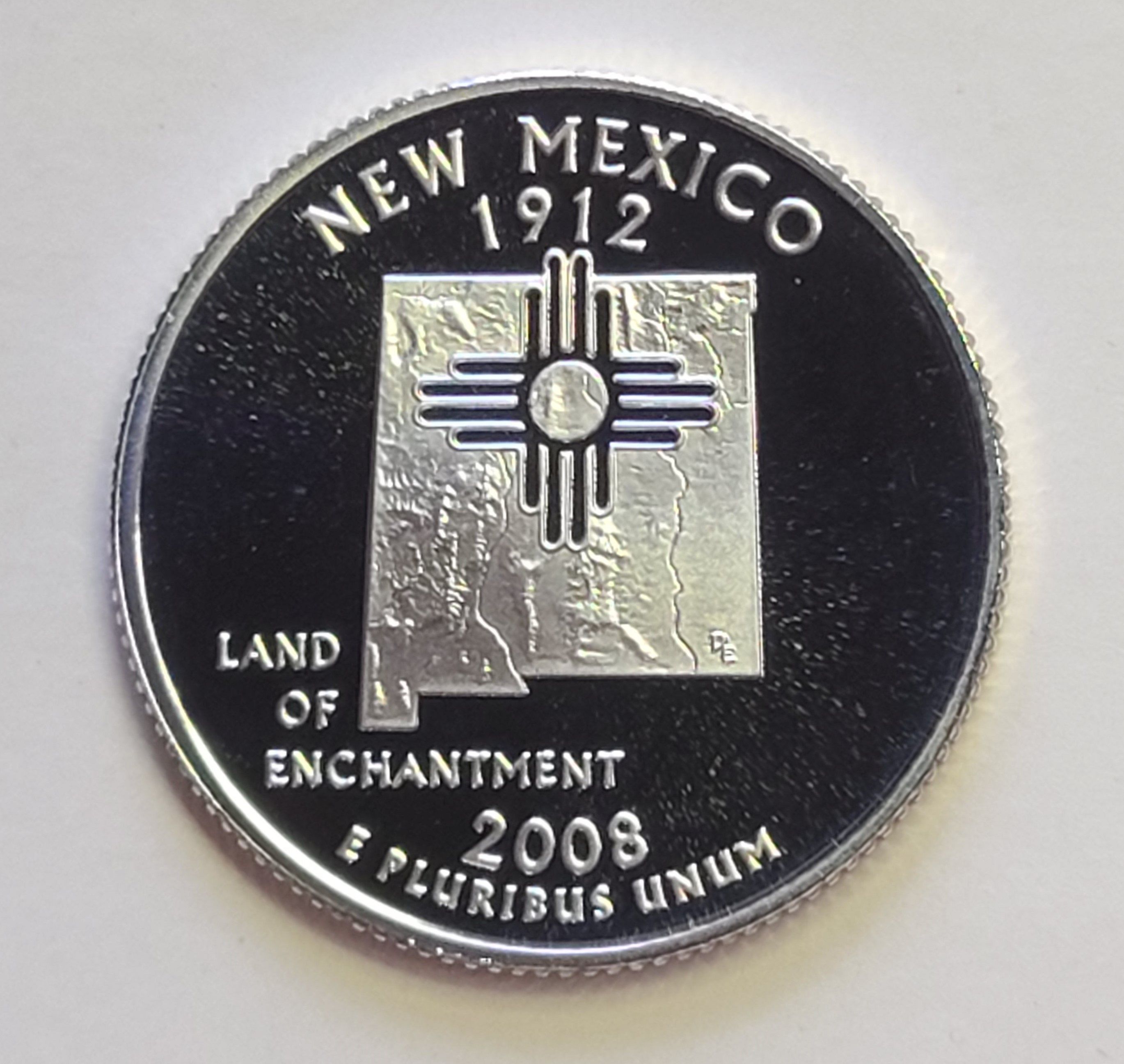 Statehood Quarter 2008-S New Mexico SILVER Proof-66 (GEM+) - For Sale ...