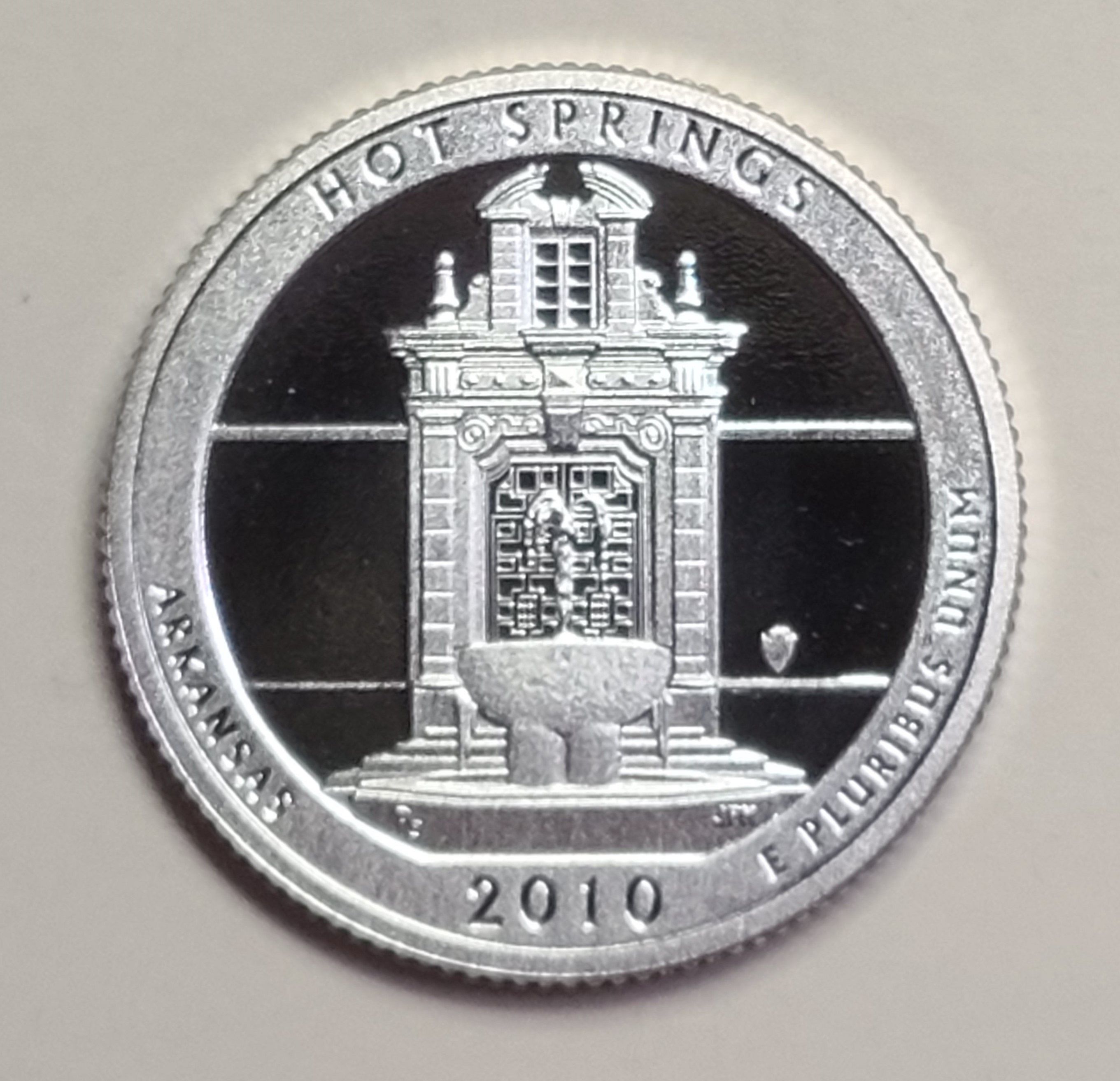 2010-S Arkansas-Hot Springs SILVER Proof-66 (GEM+) National Parks ...