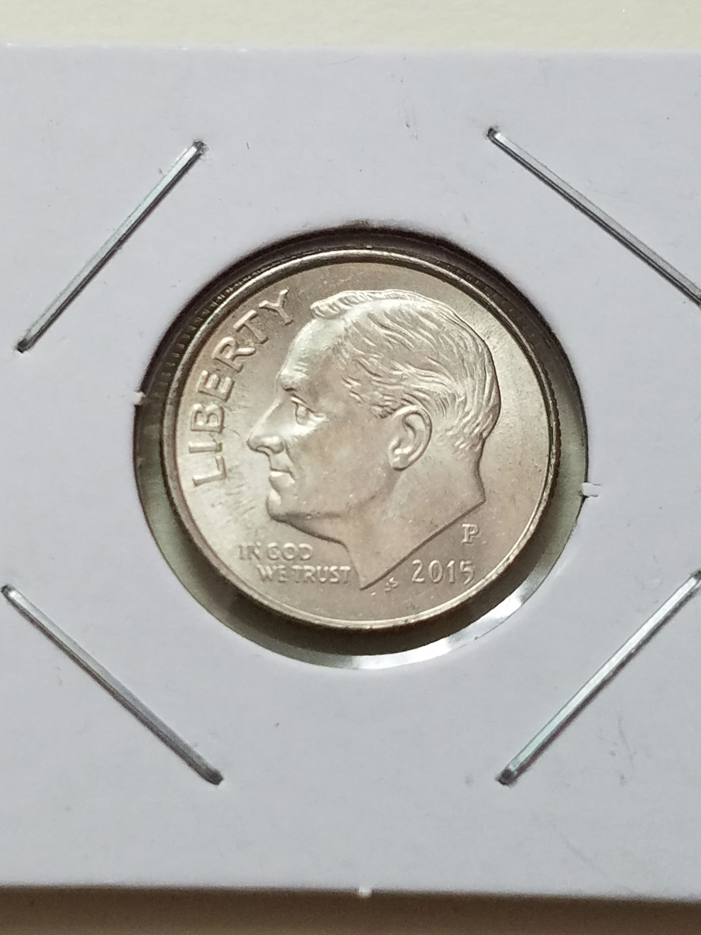 2015 P Roosevelt Dime Die Clash Error - For Sale, Buy Now Online - Item ...