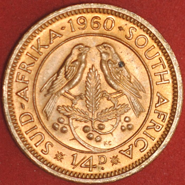 1960 South Africa Farthing BU - For Sale, Buy Now Online - Item #821247