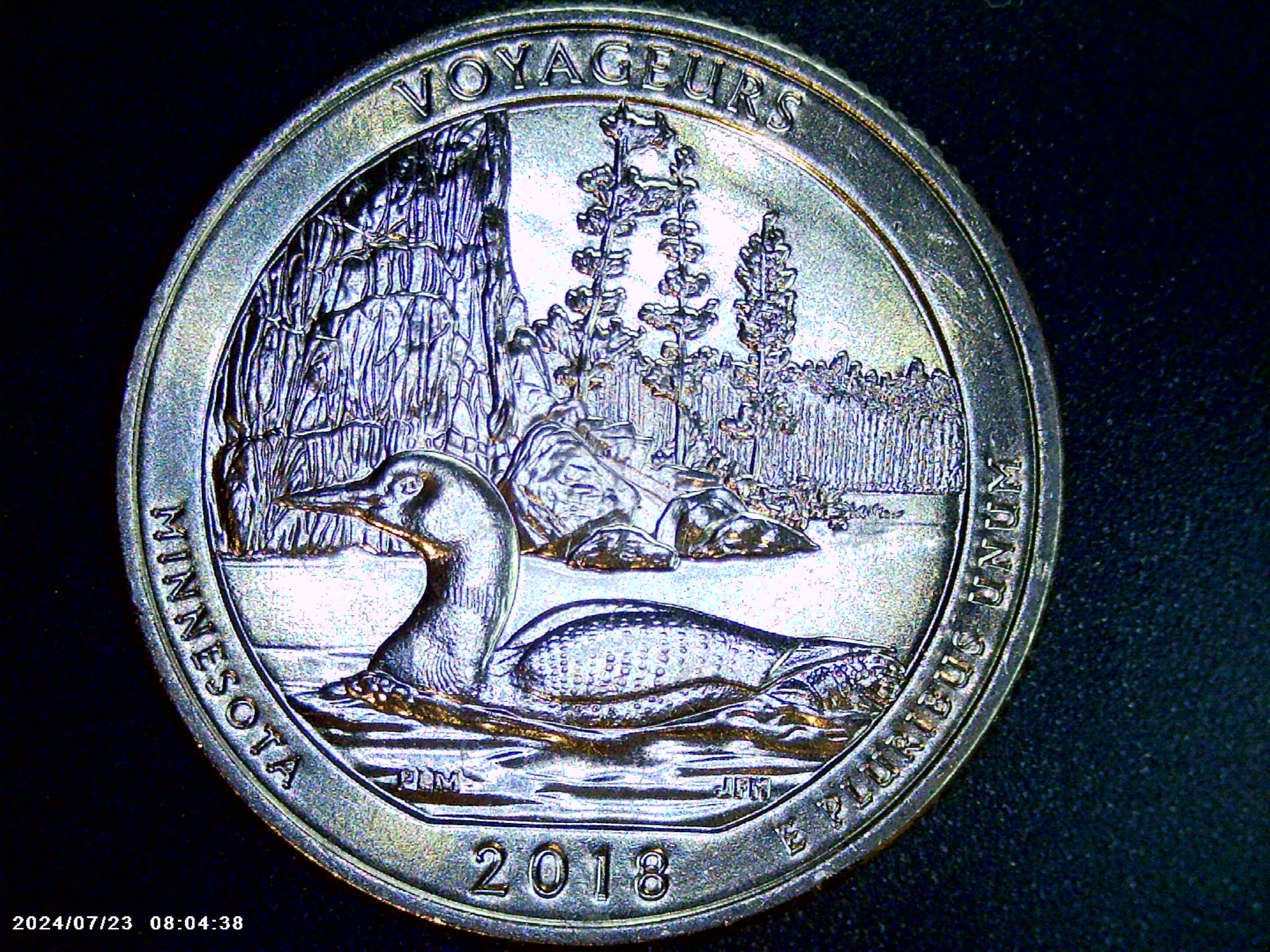 2018 S Voyageurs America The Beautiful Quarters: Uncirculated - For ...