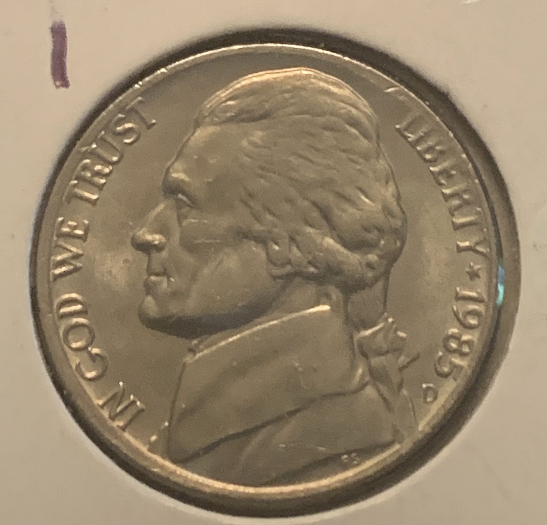 1985 D JEFFERSON NICKEL UNC COND BIN .75 - For Sale, Buy Now Online ...