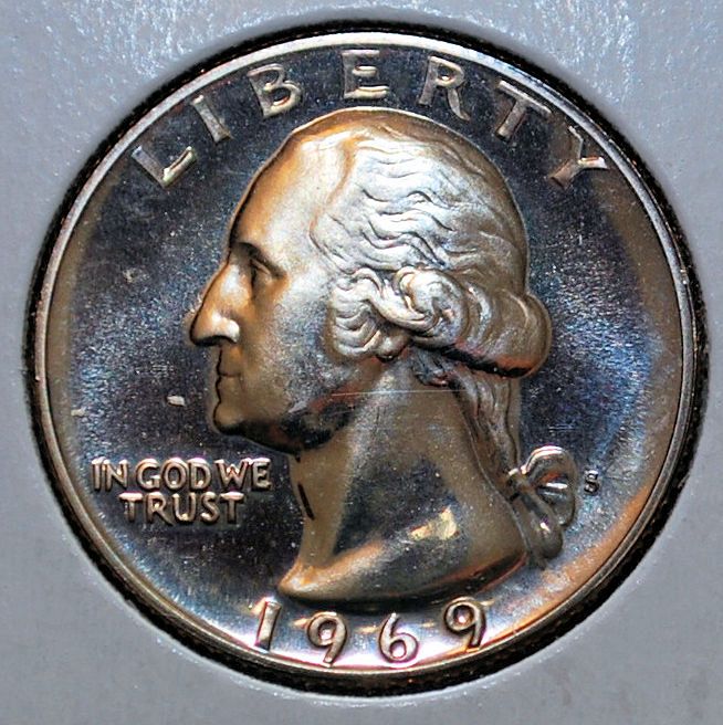 1969 S Washington Clad Proof Quarter - 24 - For Sale, Buy Now Online ...