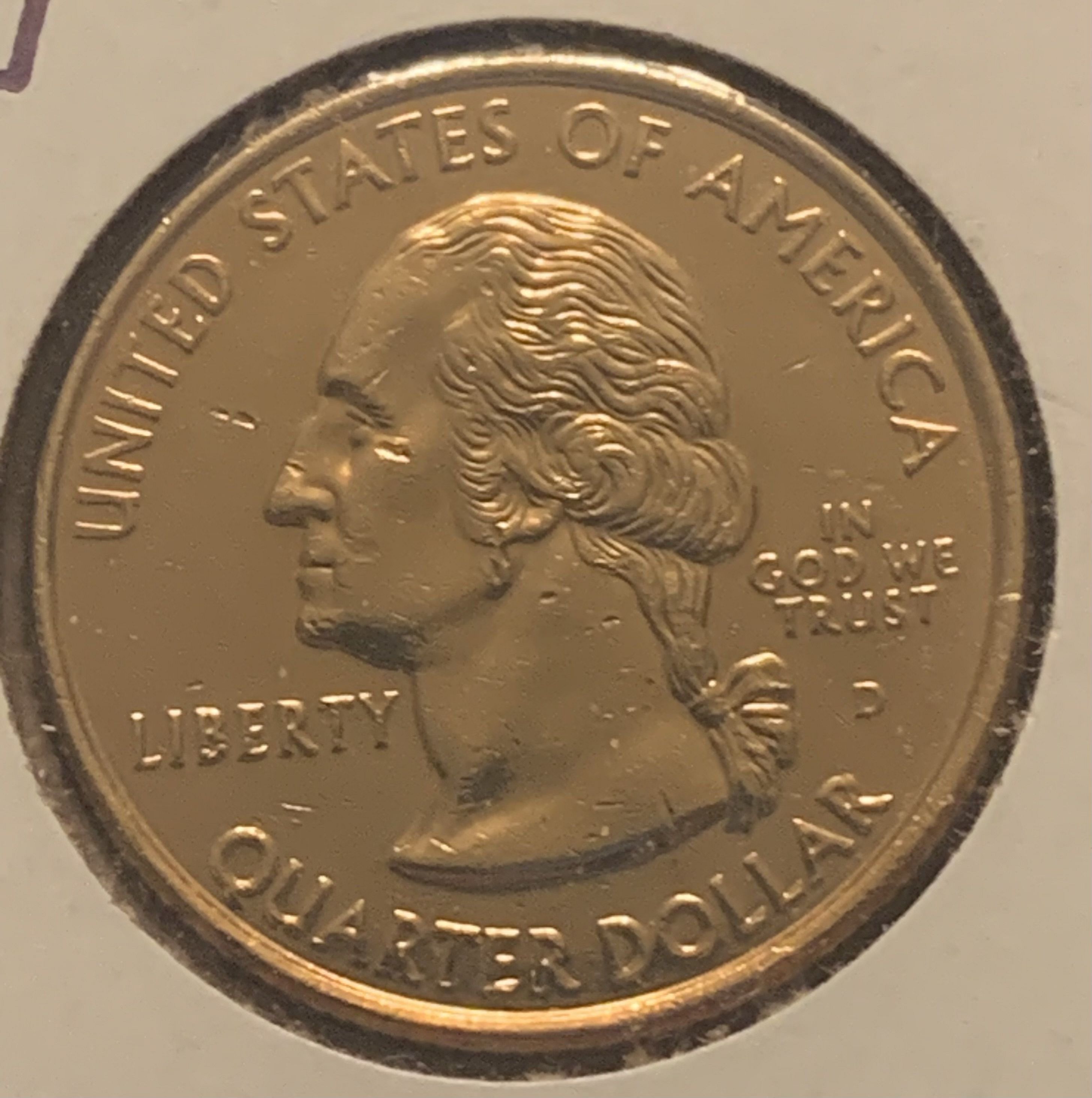 1999 D DELWARE STATE QUARTER UNC GOLD PLATED BIN 1.50 - For Sale, Buy ...