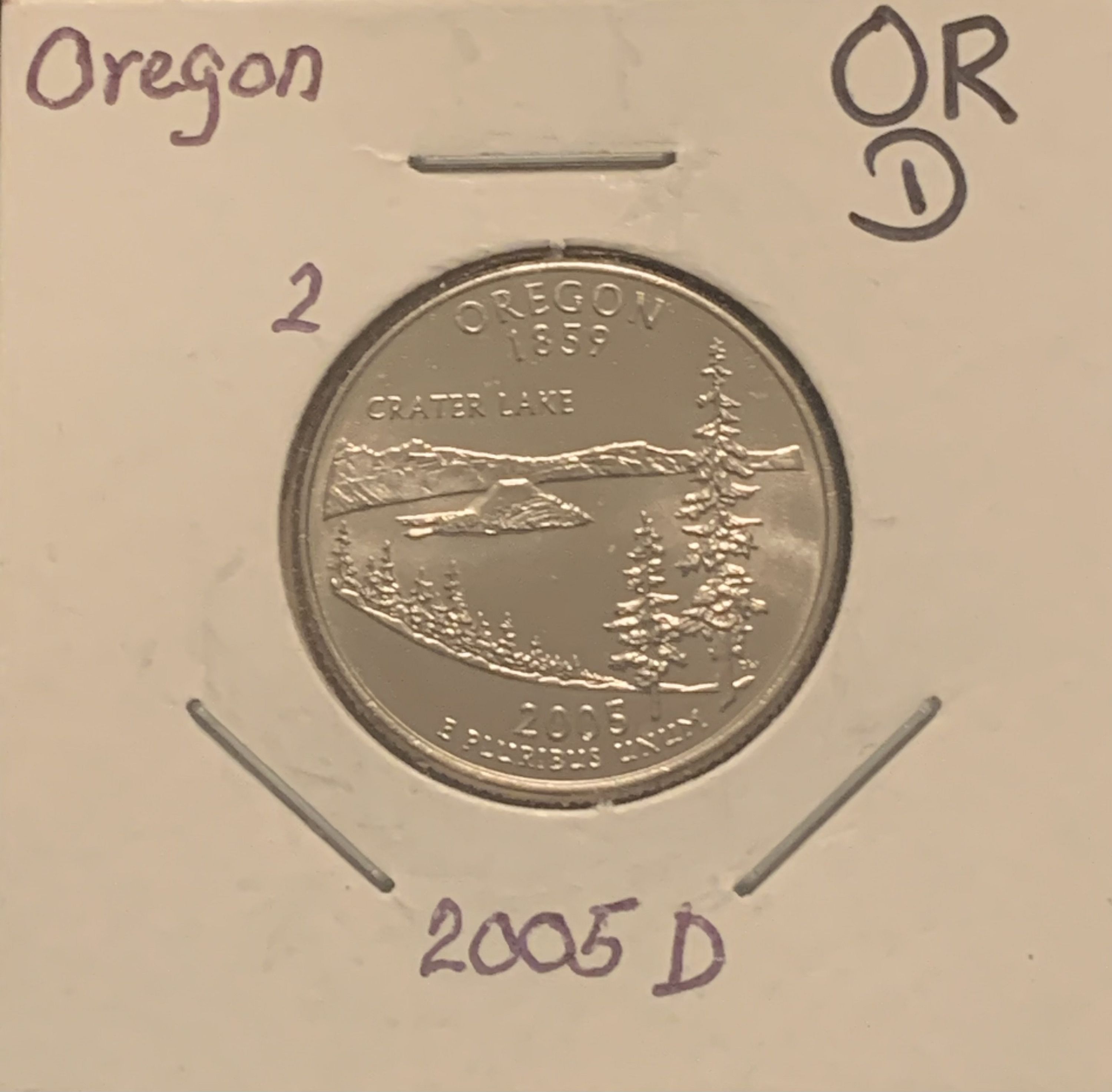 2005 D OREGON STATE QUARTER UNC / MS COND BIN 1.50 - For Sale, Buy Now ...