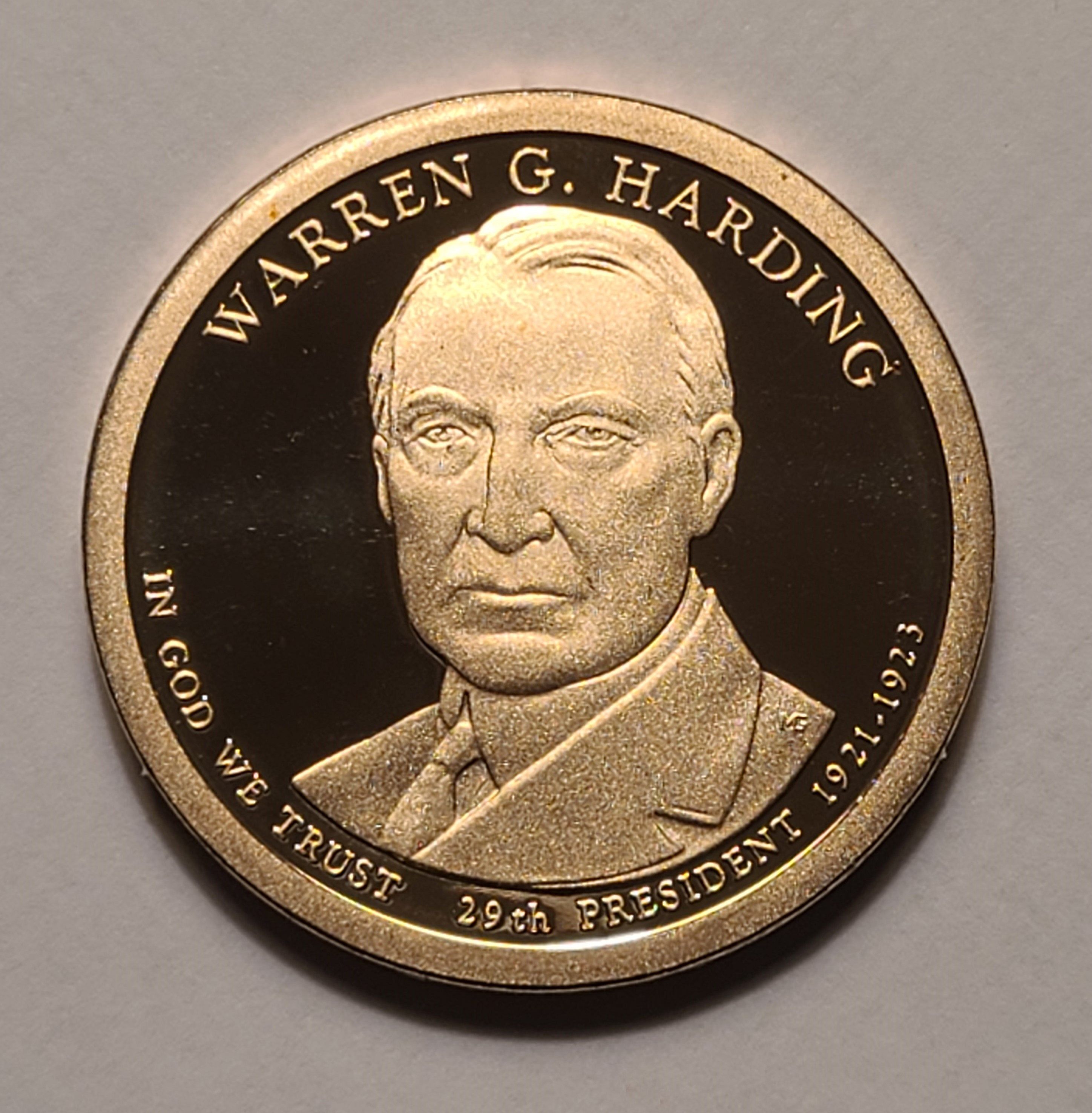 2014-S Harding Presidential Dollar Proof-65 (GEM) - For Sale, Buy Now ...