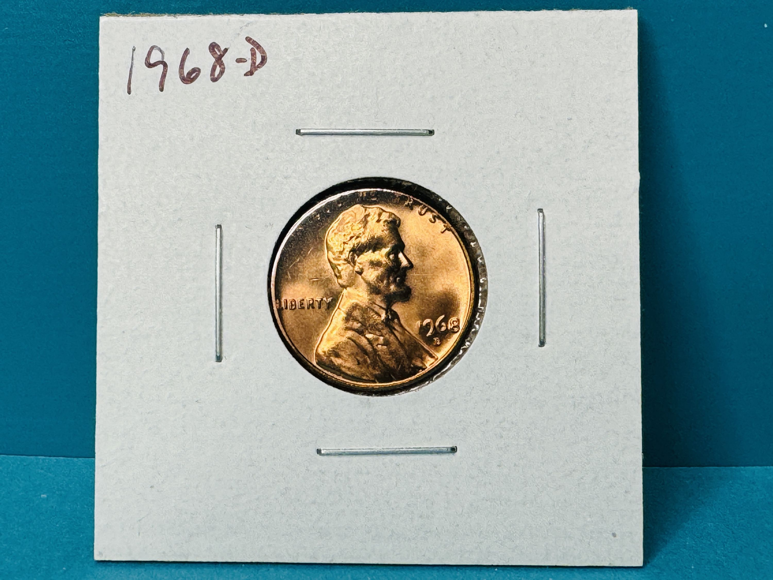 1968-D Lincoln Memorial Cent - For Sale, Buy Now Online - Item #828358