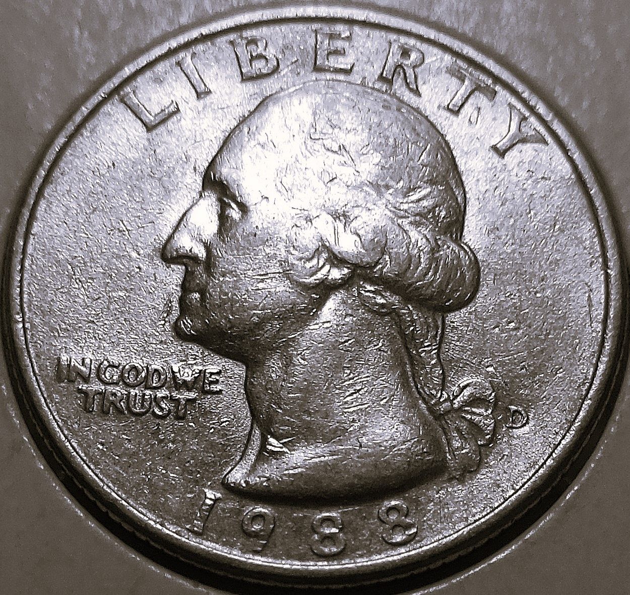 1988-D Washington Quarter - For Sale, Buy Now Online - Item #828572
