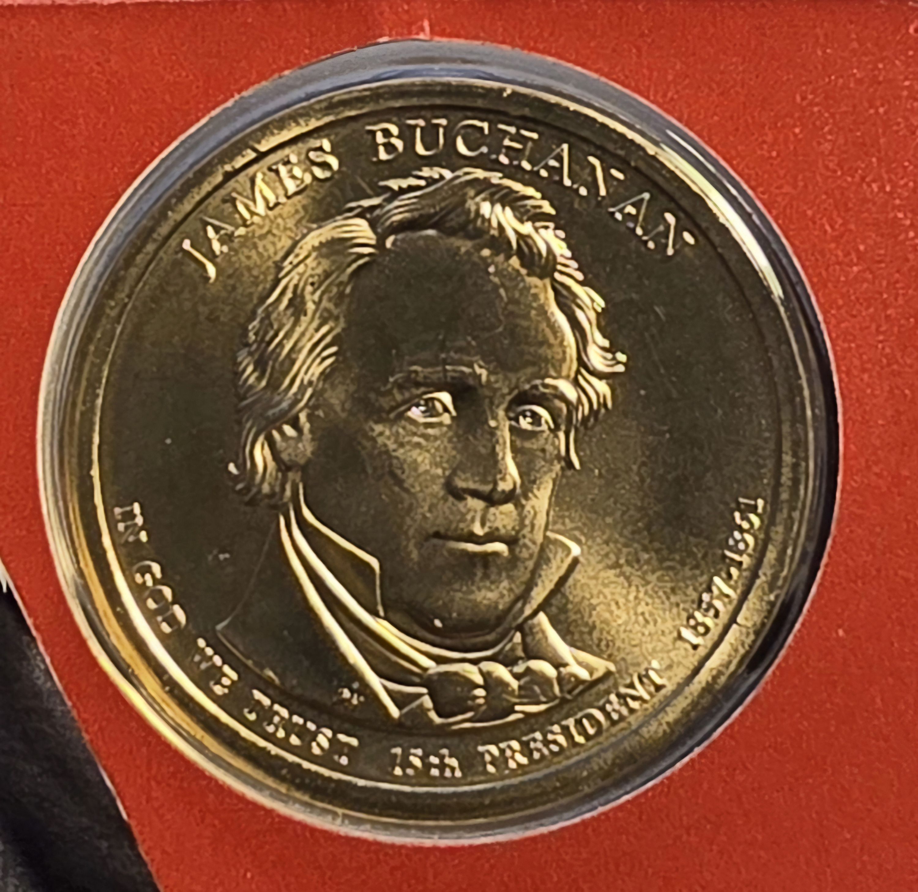 2010-D James Buchanan Presidential Dollar - BU in Original Mint Cello ...