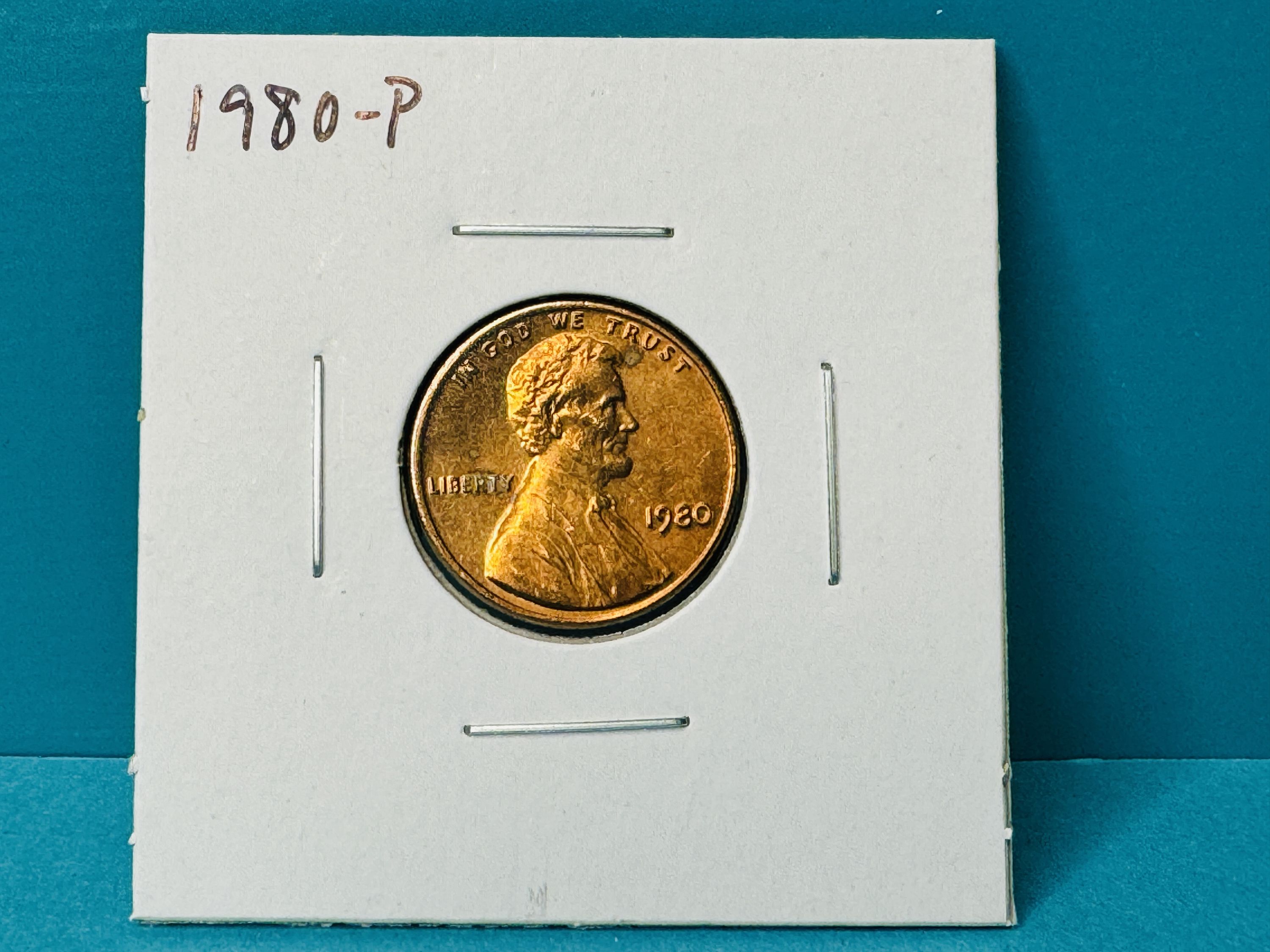 1980-P Lincoln Memorial Cent - For Sale, Buy Now Online - Item #829757