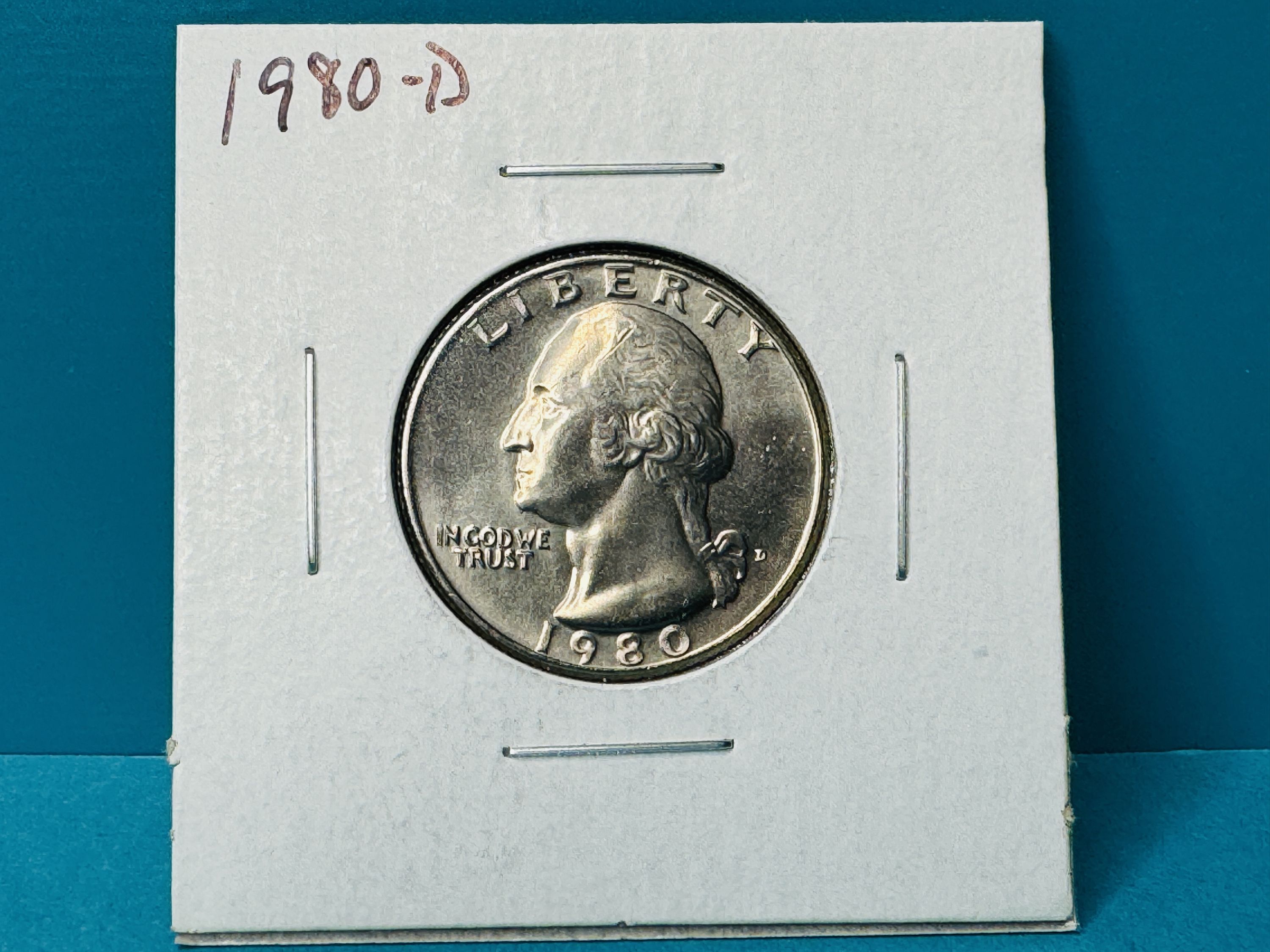 1980-D Washington Quarter - For Sale, Buy Now Online - Item #829783