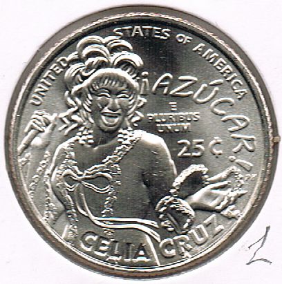 25 Cents / Quarter 2024 D, Celia Cruz - For Sale, Buy Now Online - Item ...