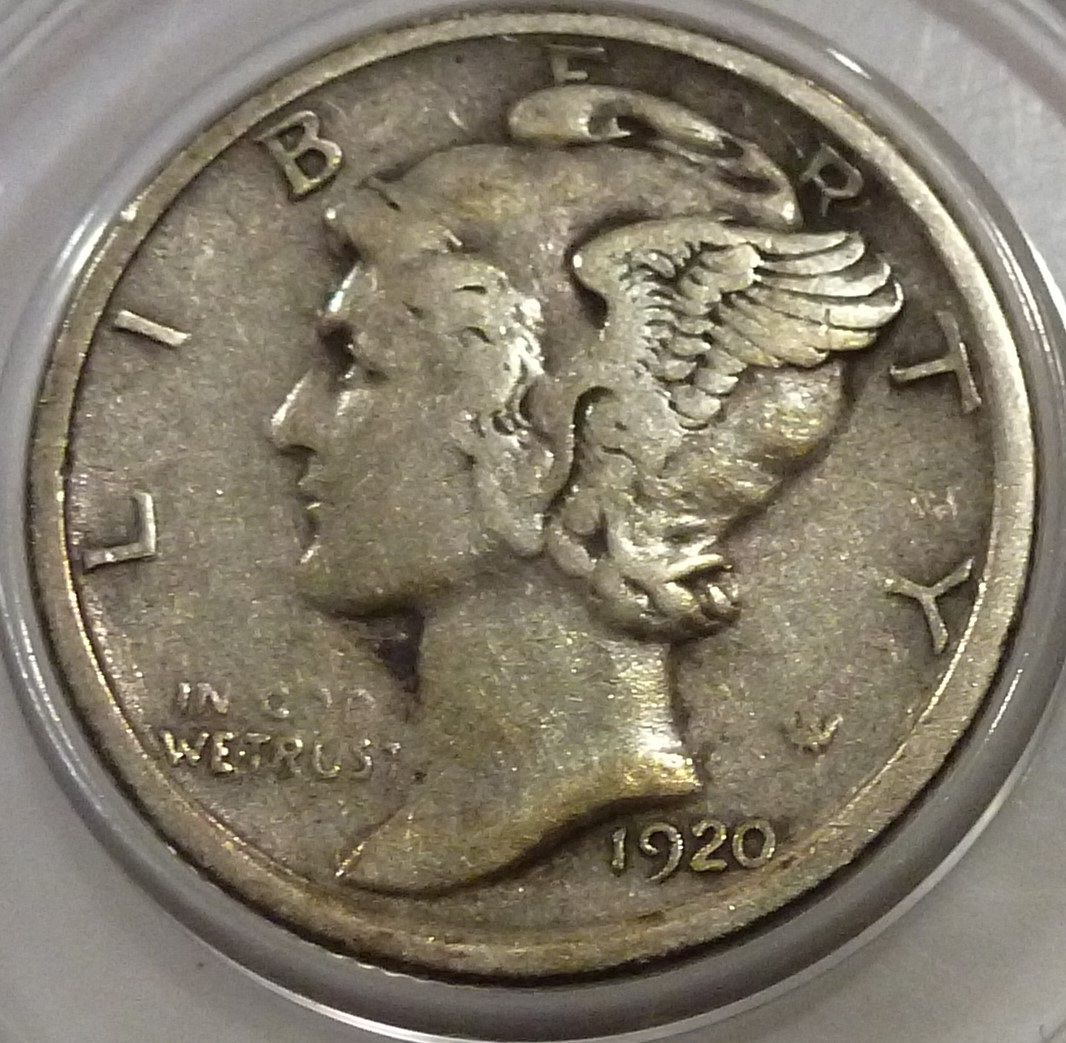 1920 S Extra Fine Mercury Dime XF Graded ( 800-O ) - For Sale, Buy Now ...