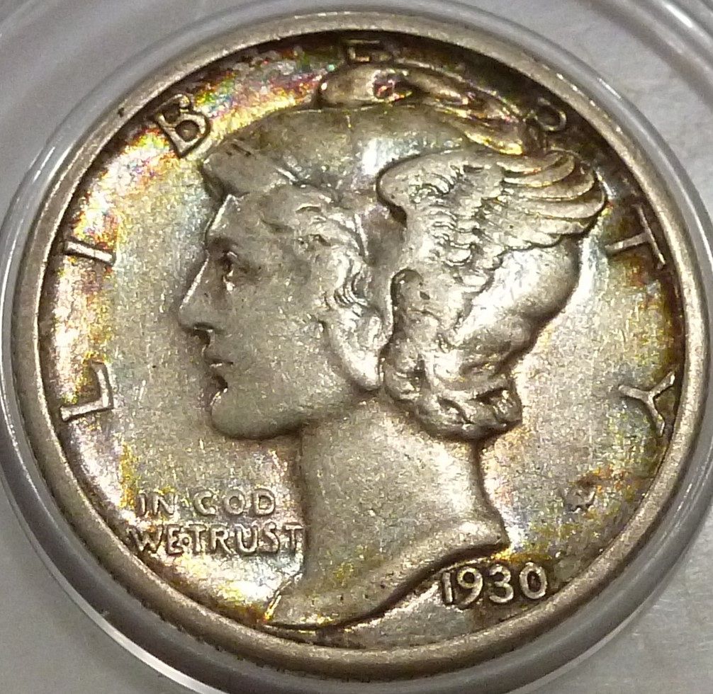 1930-P Extra Fine Mercury Dime XF Graded ( 800-12 ) - For Sale, Buy Now ...