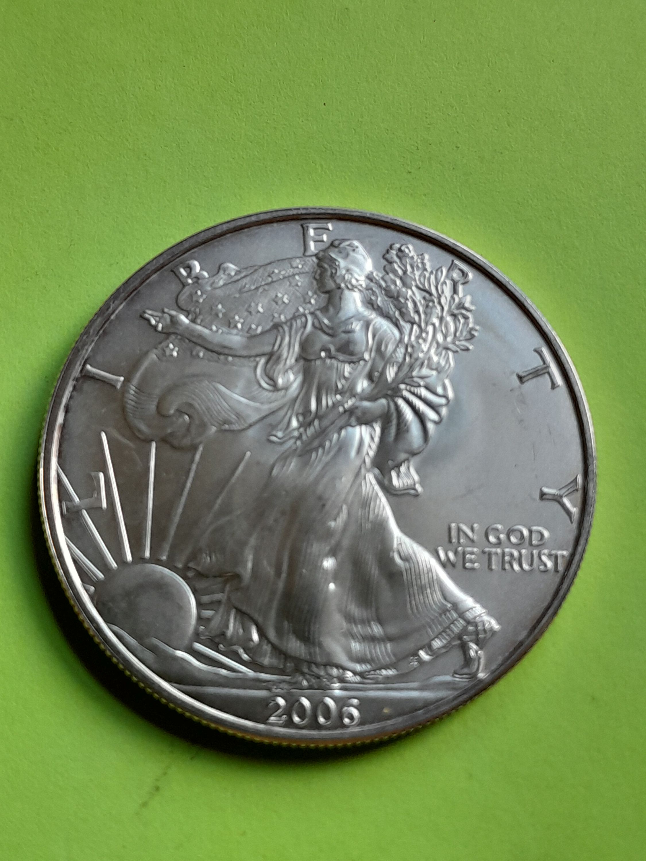 2006 American Silver Eagle BU. #ASE06 - For Sale, Buy Now Online - Item ...