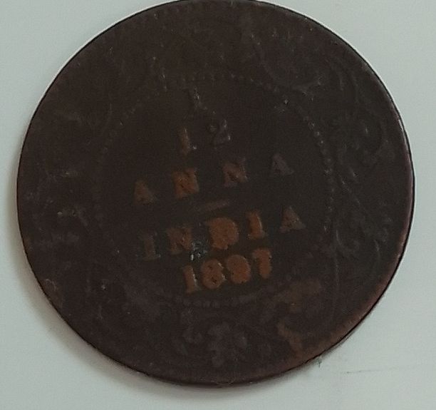 G3) 1897 CIRCULATED VICTORIA 1/12 ANNA COIN... - For Sale, Buy Now ...