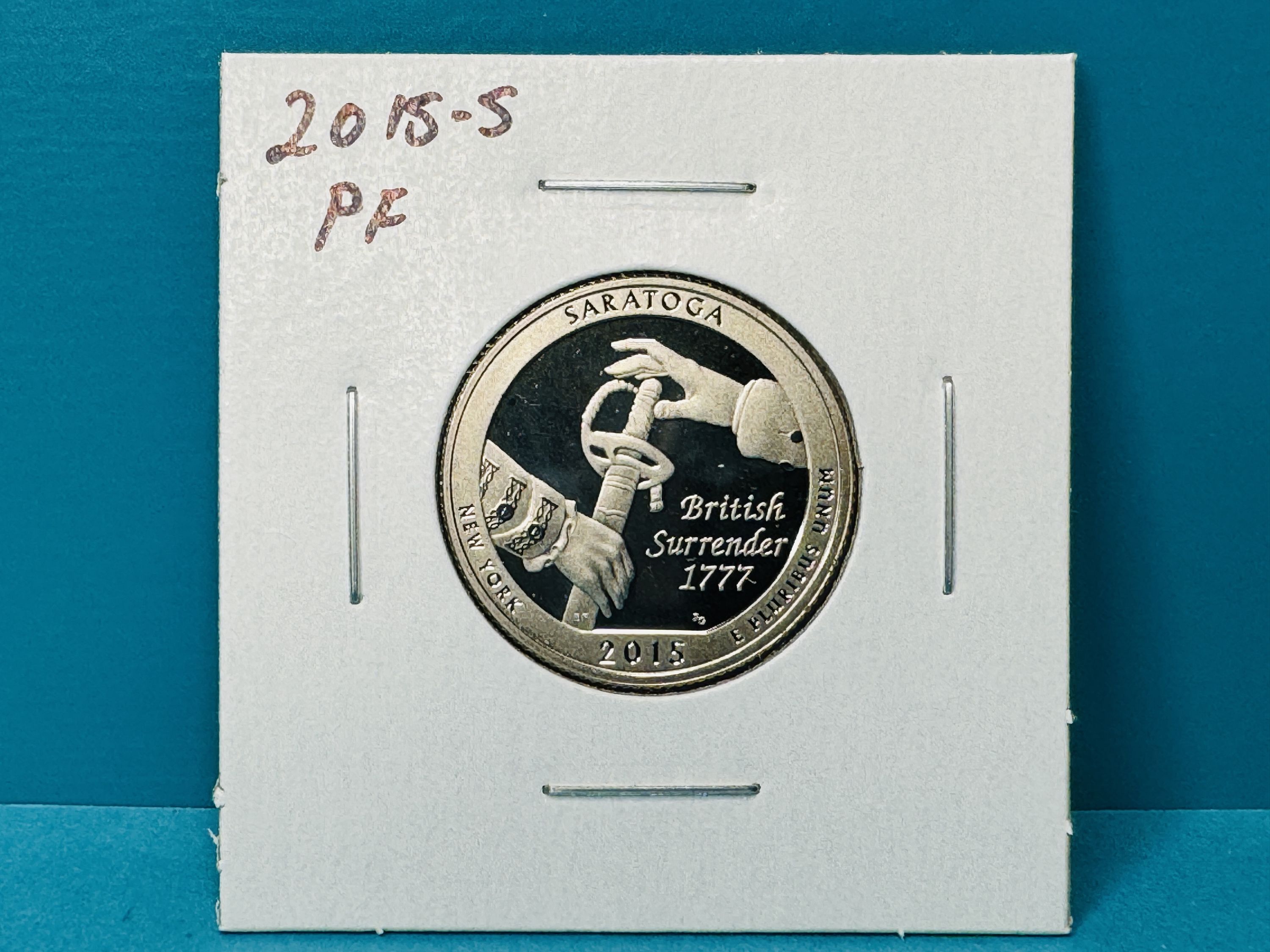 2015-S Proof Saratoga ATB Quarter - For Sale, Buy Now Online - Item #831885