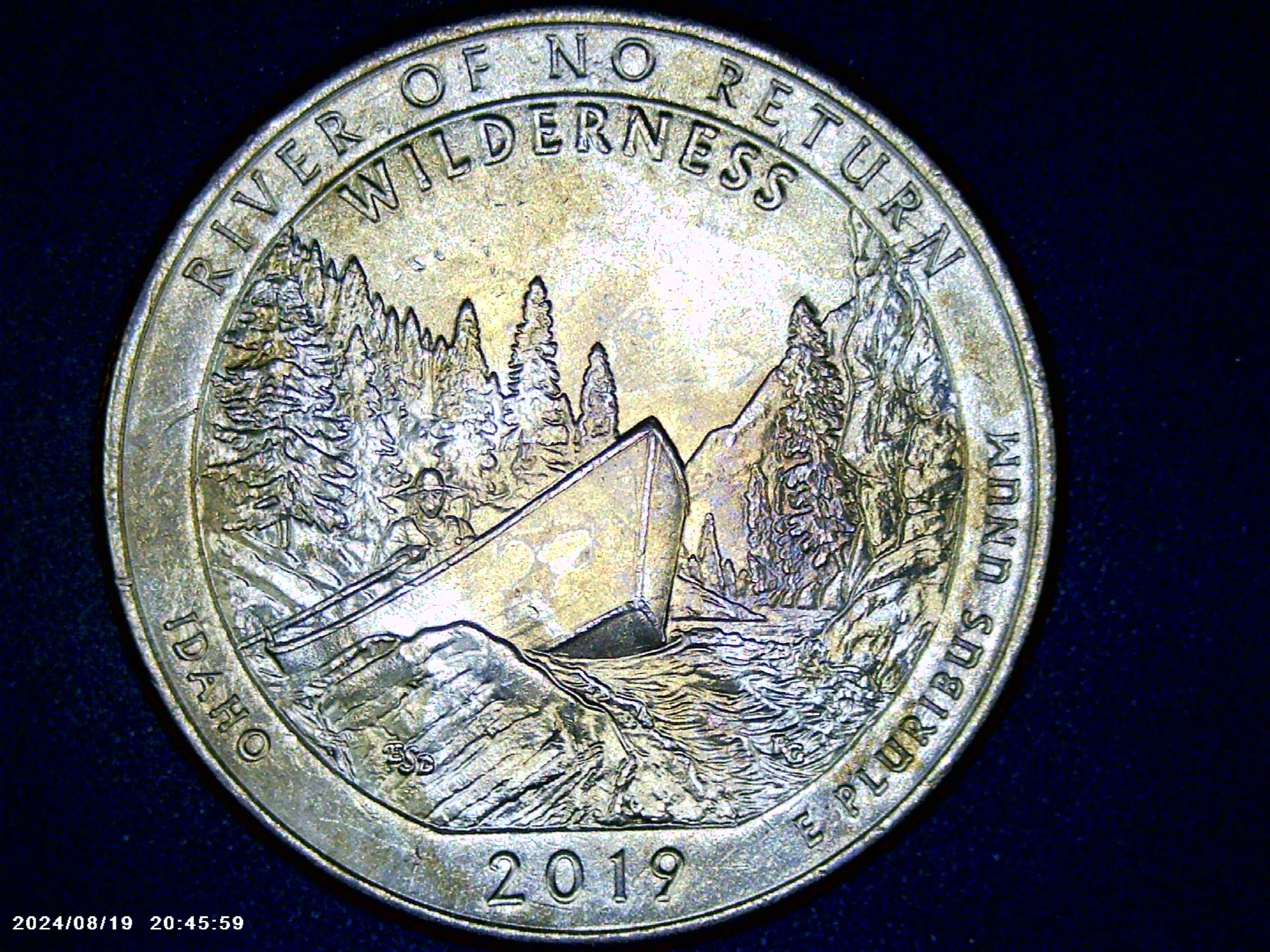 2019 P River Of No Return America The Beautiful Quarter Brilliant ...