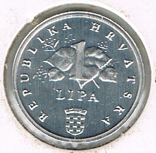 1 Lipa, Croatia, 1993 - For Sale, Buy Now Online - Item #833051