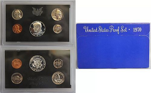 1970 "S" Proof Set - For Sale, Buy Now Online - Item #836327