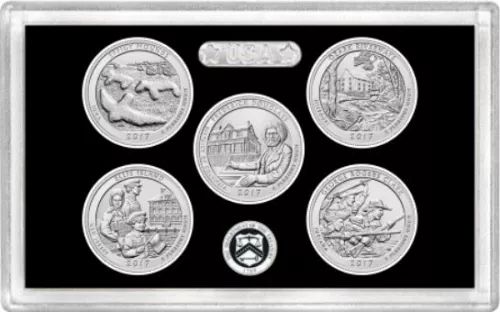 2017 S ENHANCED MINT QUARTER SET - For Sale, Buy Now Online - Item #836507