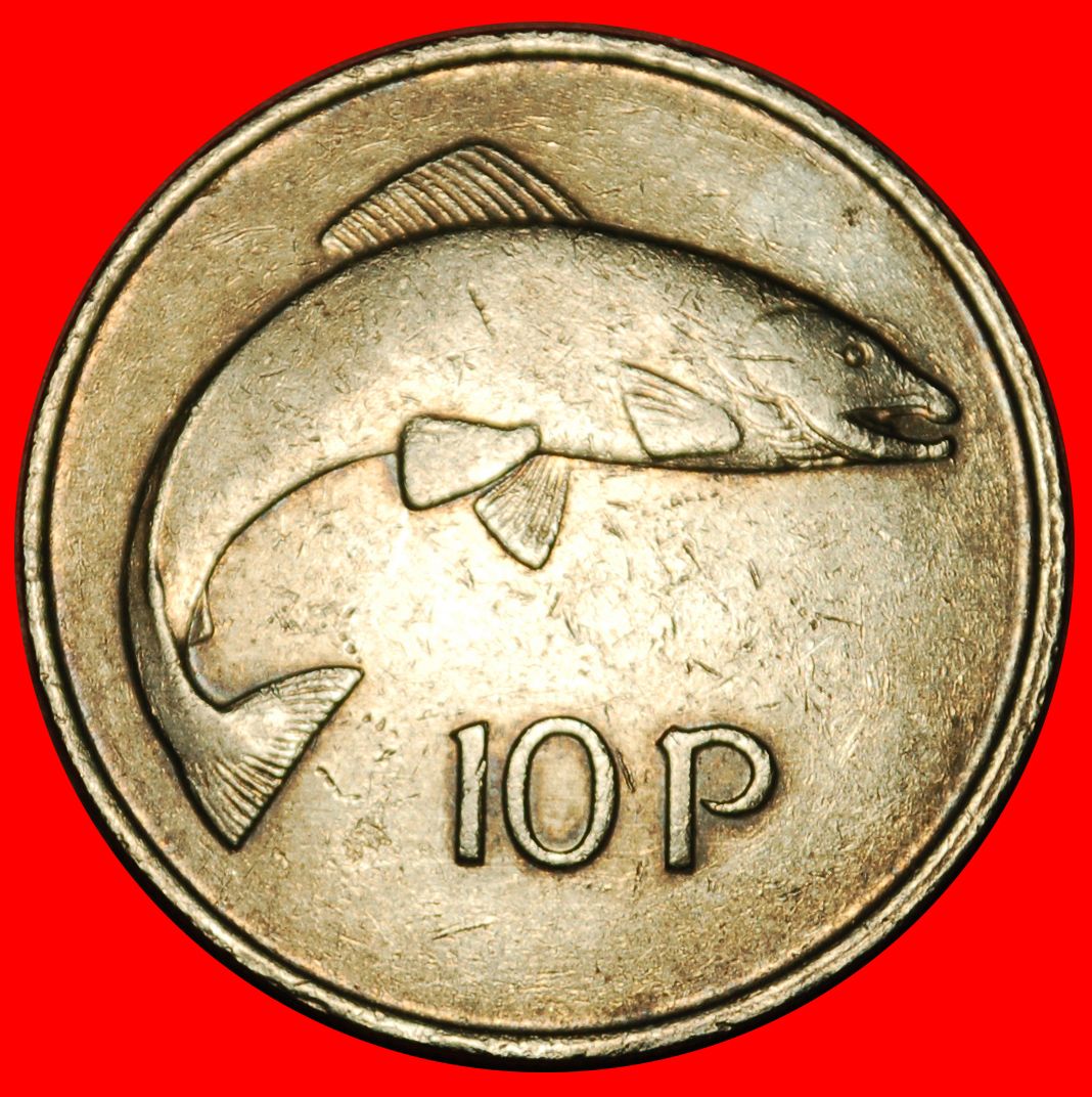 GREAT BRITAIN (1969-1986): IRELAND ★ 10 PENCE 1978 SALMON FISH! - For ...