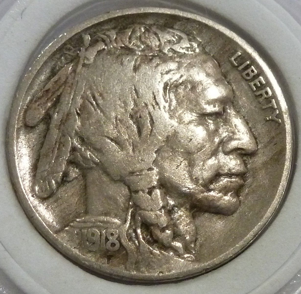 1918-D Grades VERY FINE Buffalo Nickel Coin ( 200-14) - For Sale, Buy ...