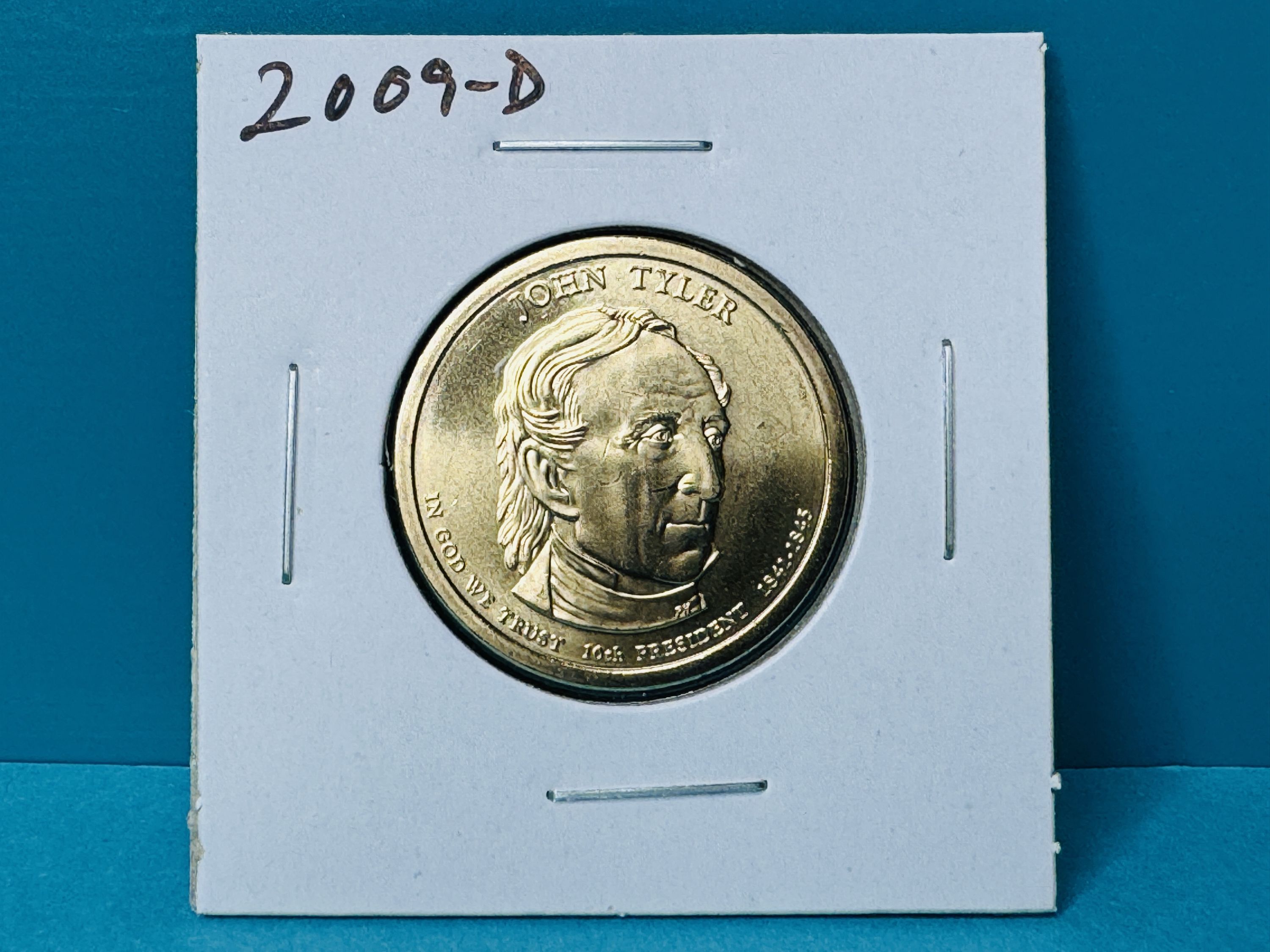 2009-D John Tyler Presidential Dollar - For Sale, Buy Now Online - Item ...