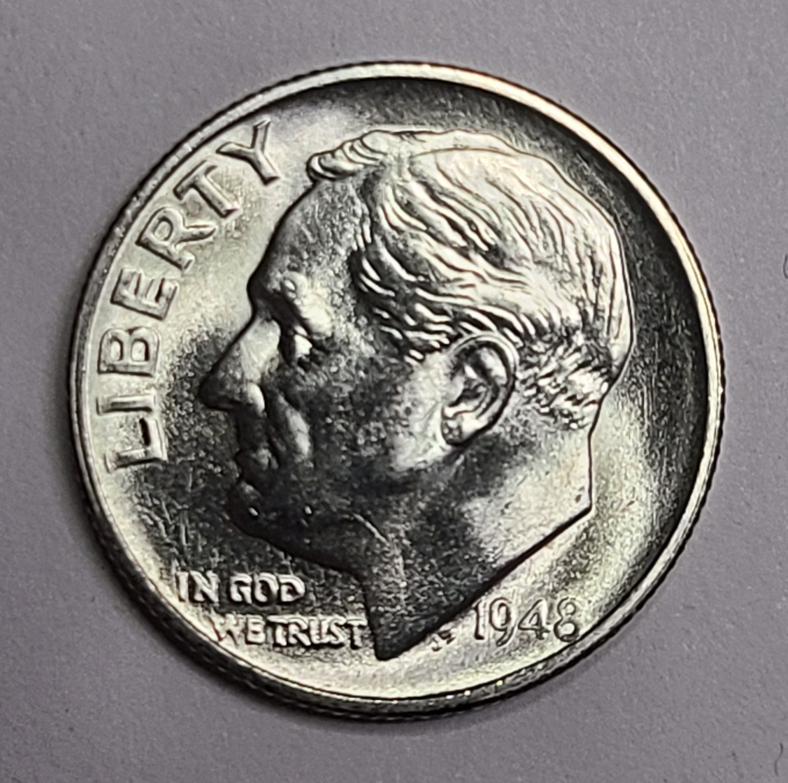 1948-S Roosevelt Dime MS-64+ (Very Near Gem) - For Sale, Buy Now Online ...