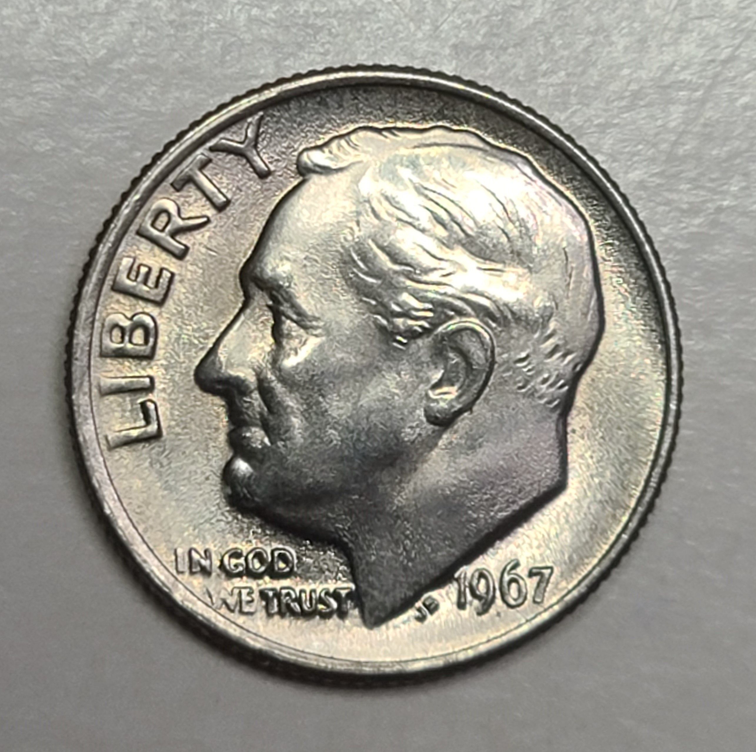 1967 (Business Strike) Roosevelt Dime MS-63 (Choice BU) - For Sale, Buy ...