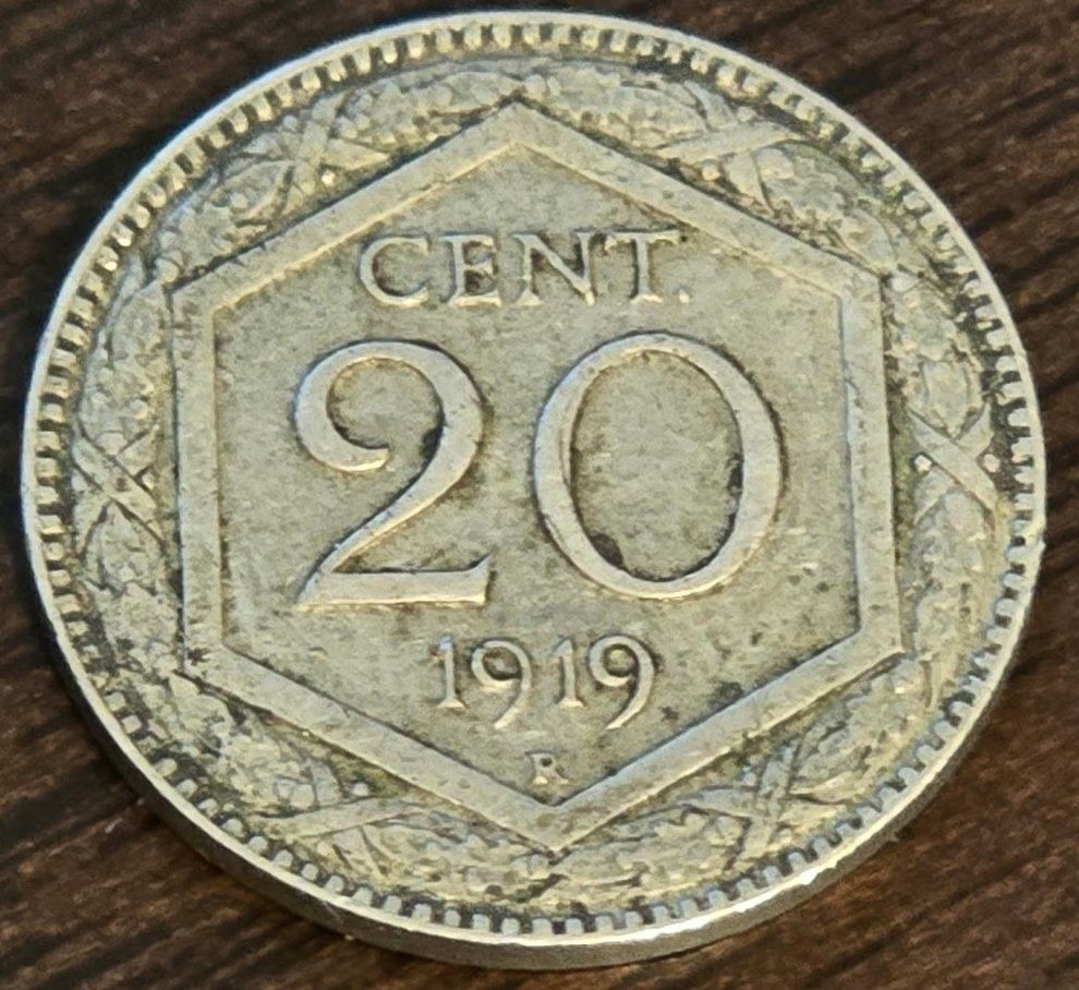 1919-R Italy 20 Centesimi - 100+ Year-Old European Treasure! - For Sale ...