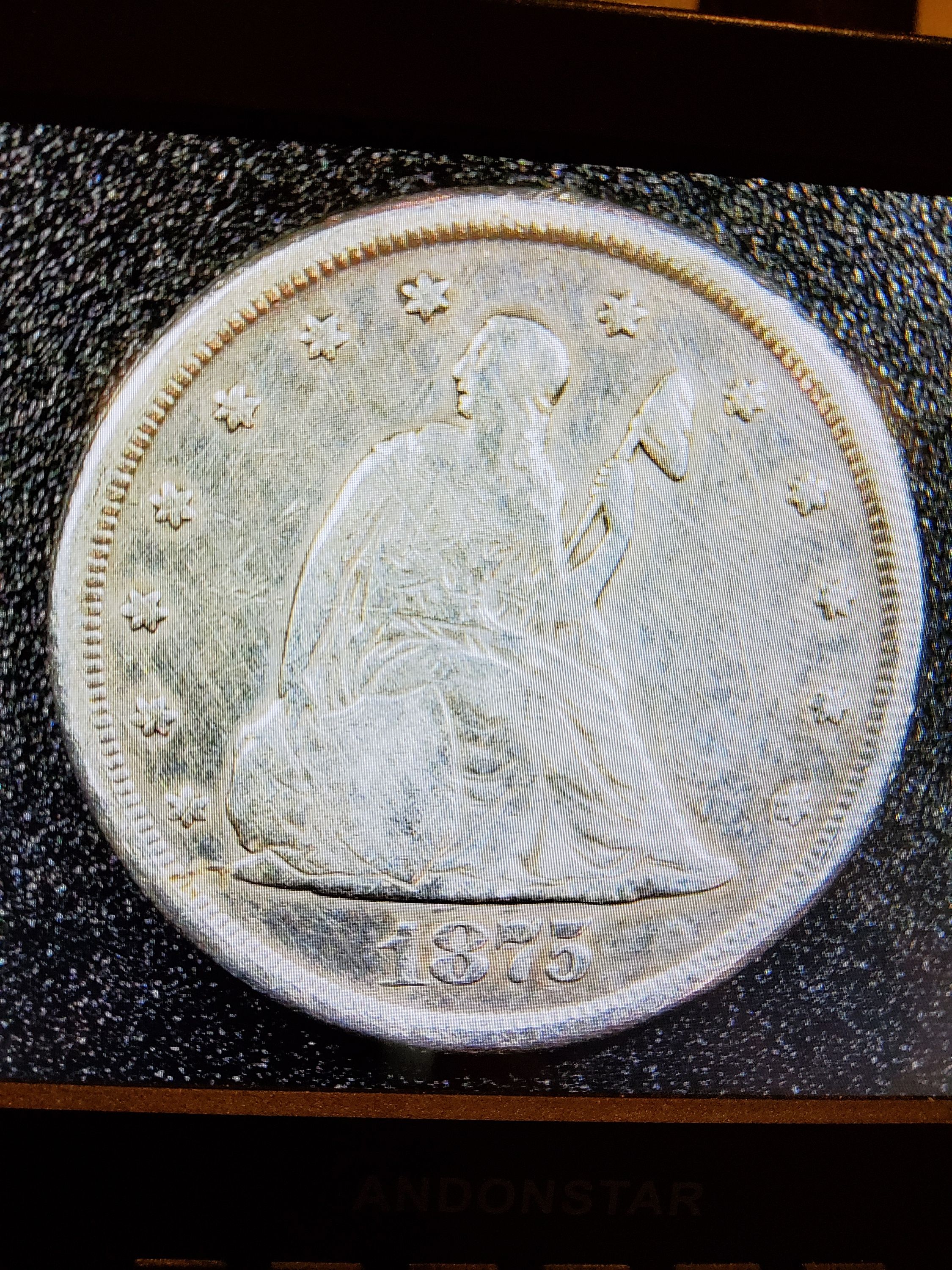 EXTREMELY RARE 1875 CC SEATED LIBERTY TWENTY CENT PIECE- DDO AND DDR ...
