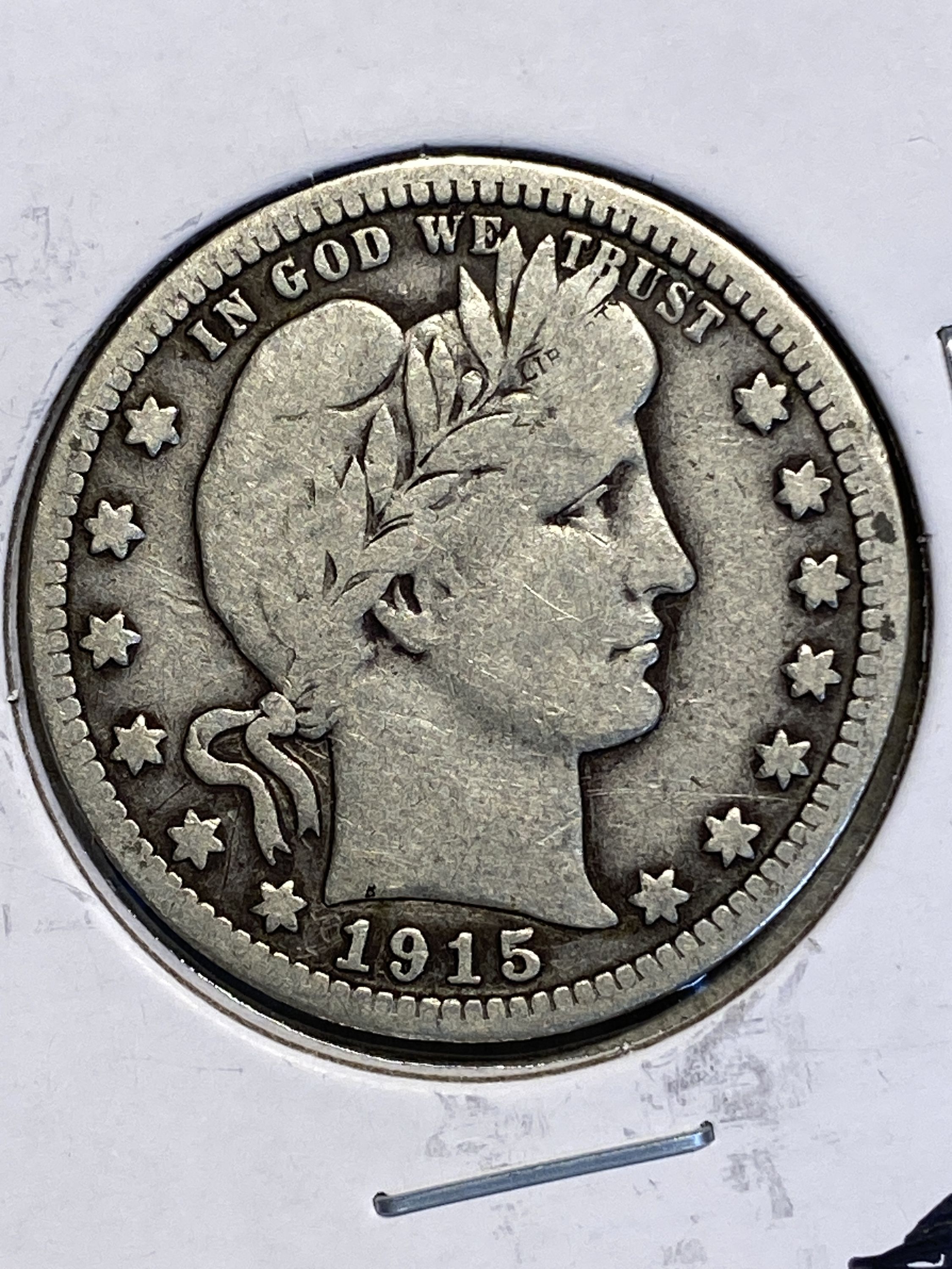 1915 Barber Quarter F - For Sale, Buy Now Online - Item #844805